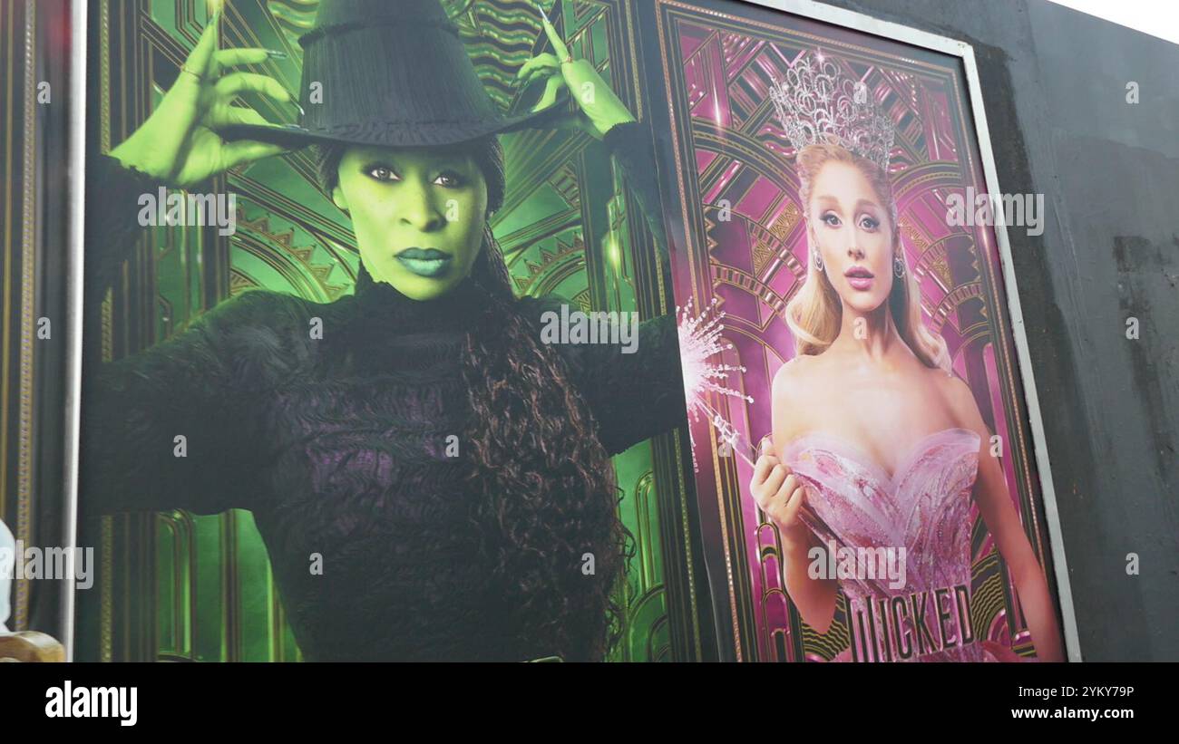 Los Angeles, California, USA 19th November 2024 Wicked Billboard with ...