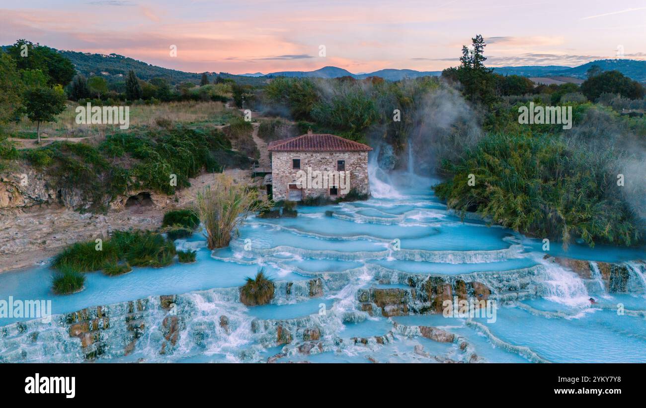 Enjoy the warm, mineral-rich waters of Saturnia thermal baths ...