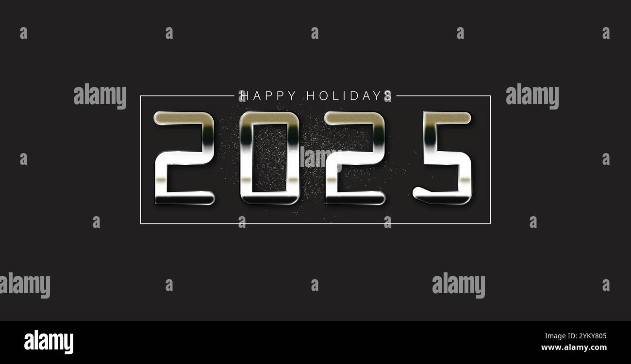 A beautiful and striking New Year design 2025 Stock Vector Image & Art ...