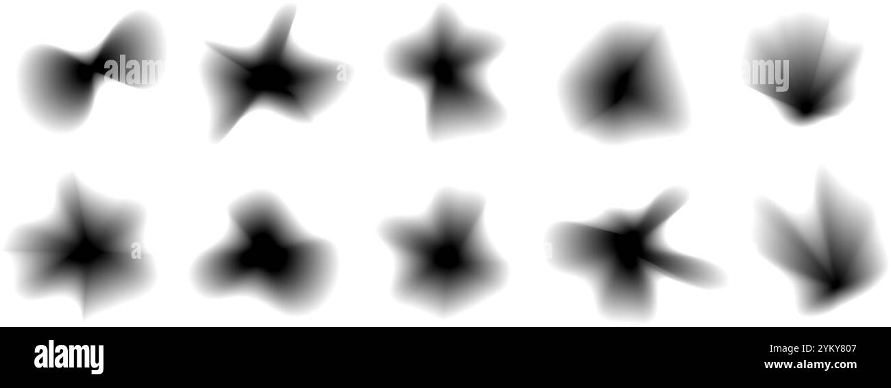 Abstract blurred dark grunge Cut Out Stock Images & Pictures - Alamy