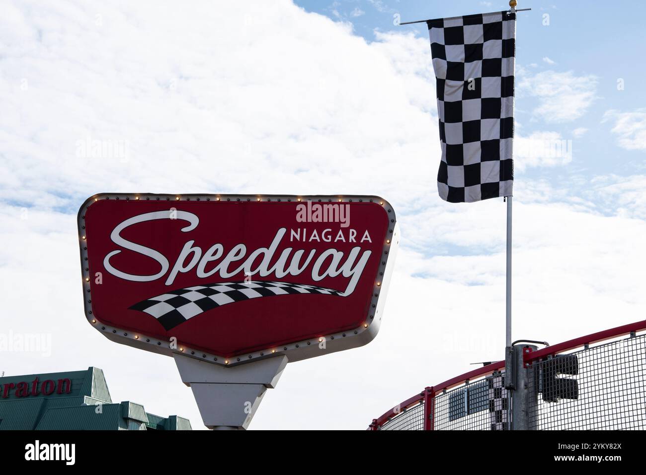 Niagara Speedway sign on Cliffton Hill in Niagara Falls, Ontario ...