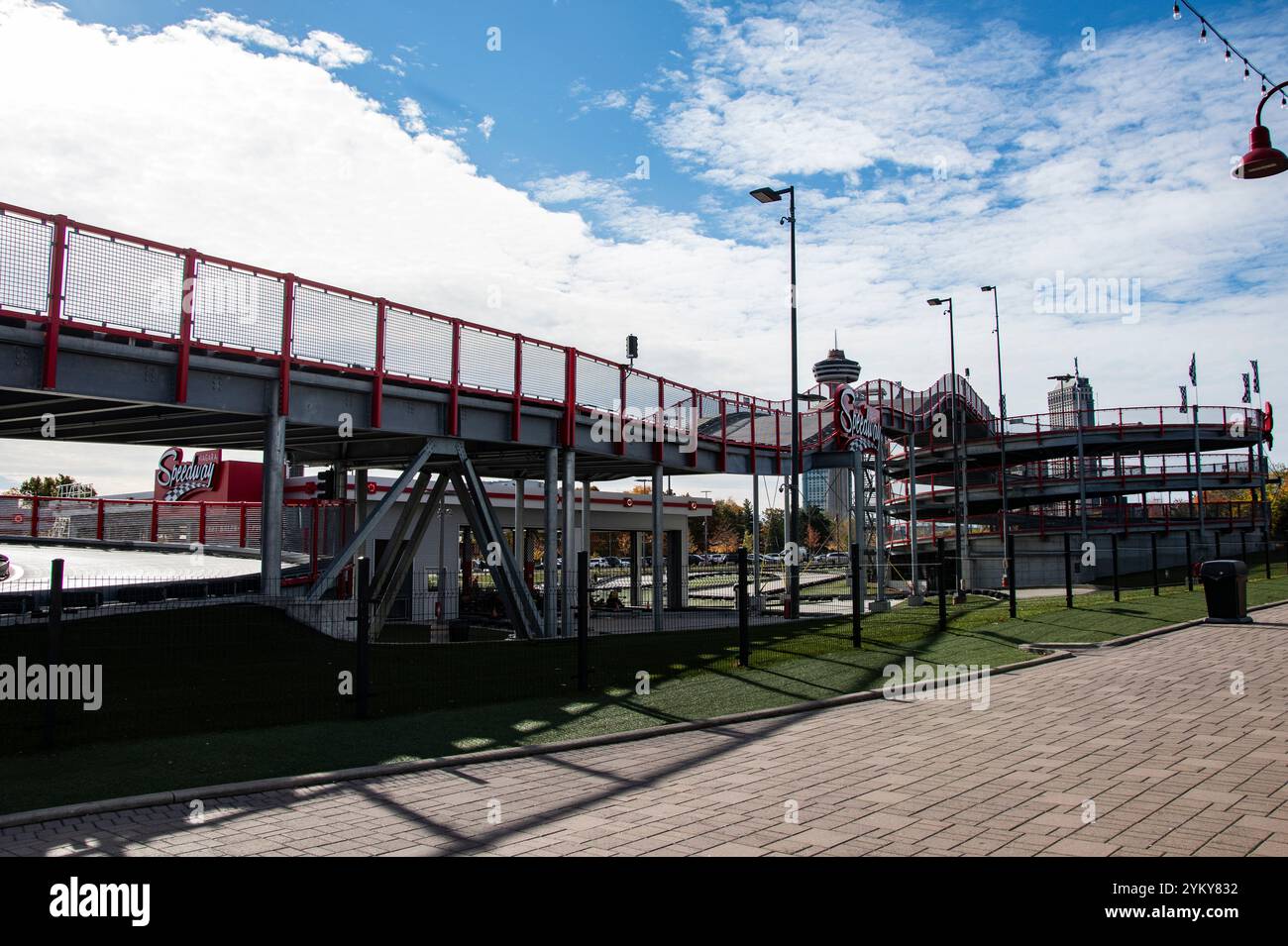Niagara Speedway race track on Cliffton Hill in Niagara Falls, Ontario ...
