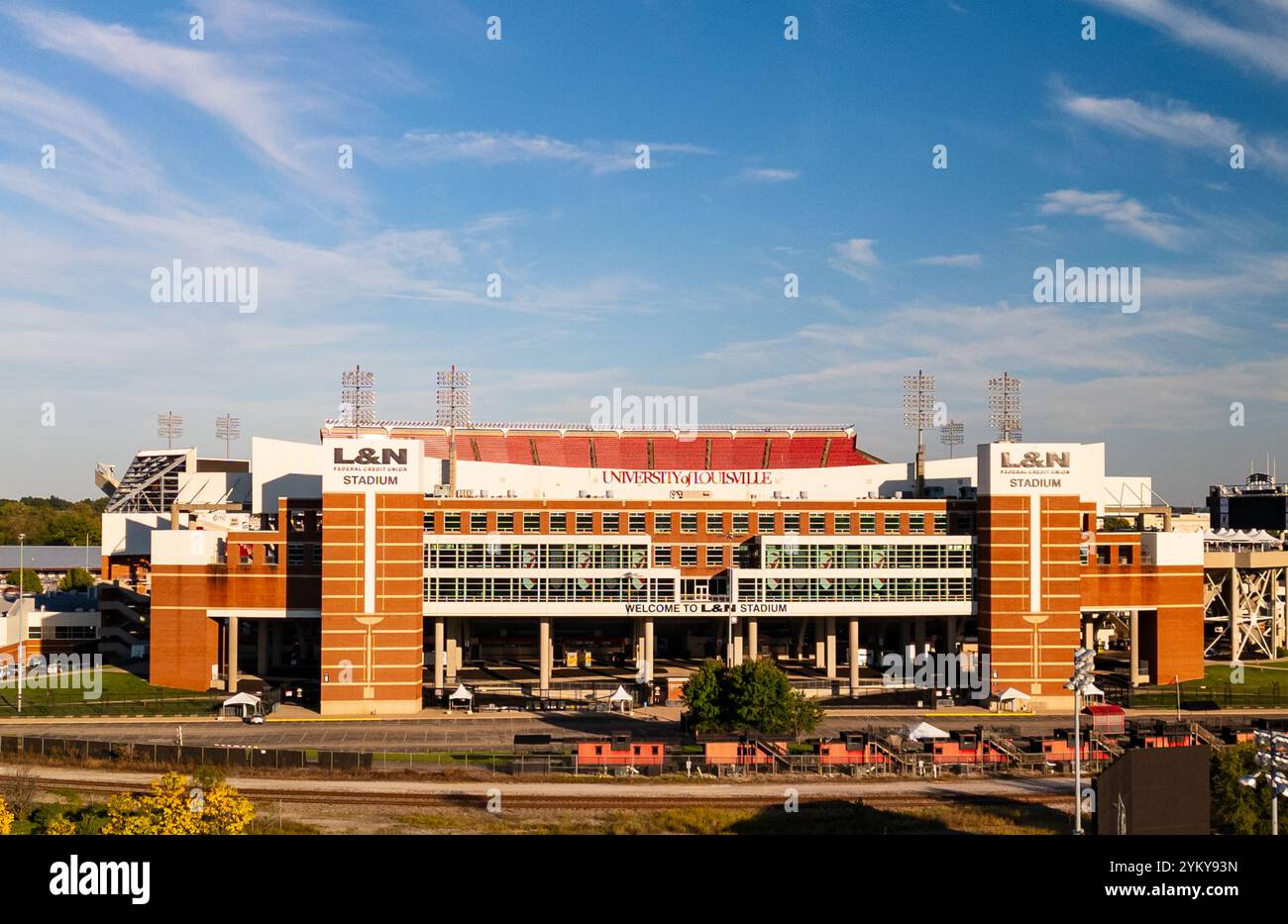 Louisville, KY - October 3, 2024: L&N Federal Credit Union Stadium ...