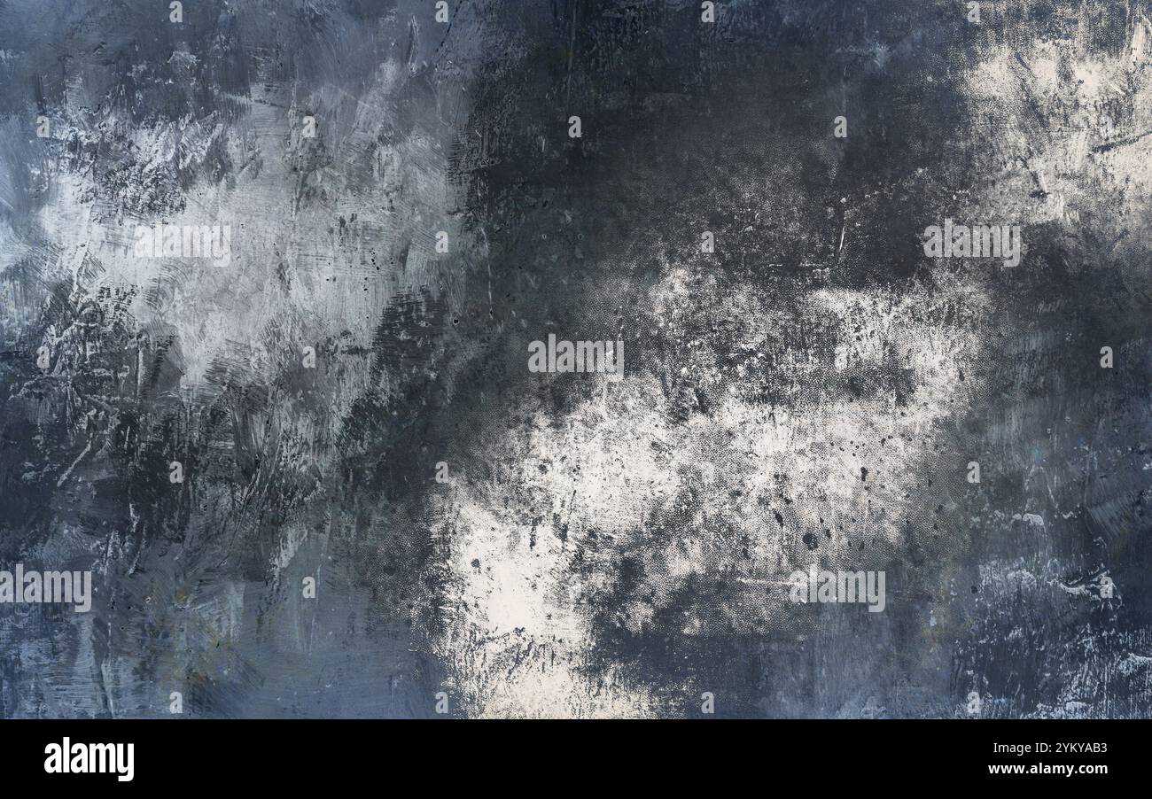 Abstract dirty aging effect black and gray. A dirty, dusty, scratched ...
