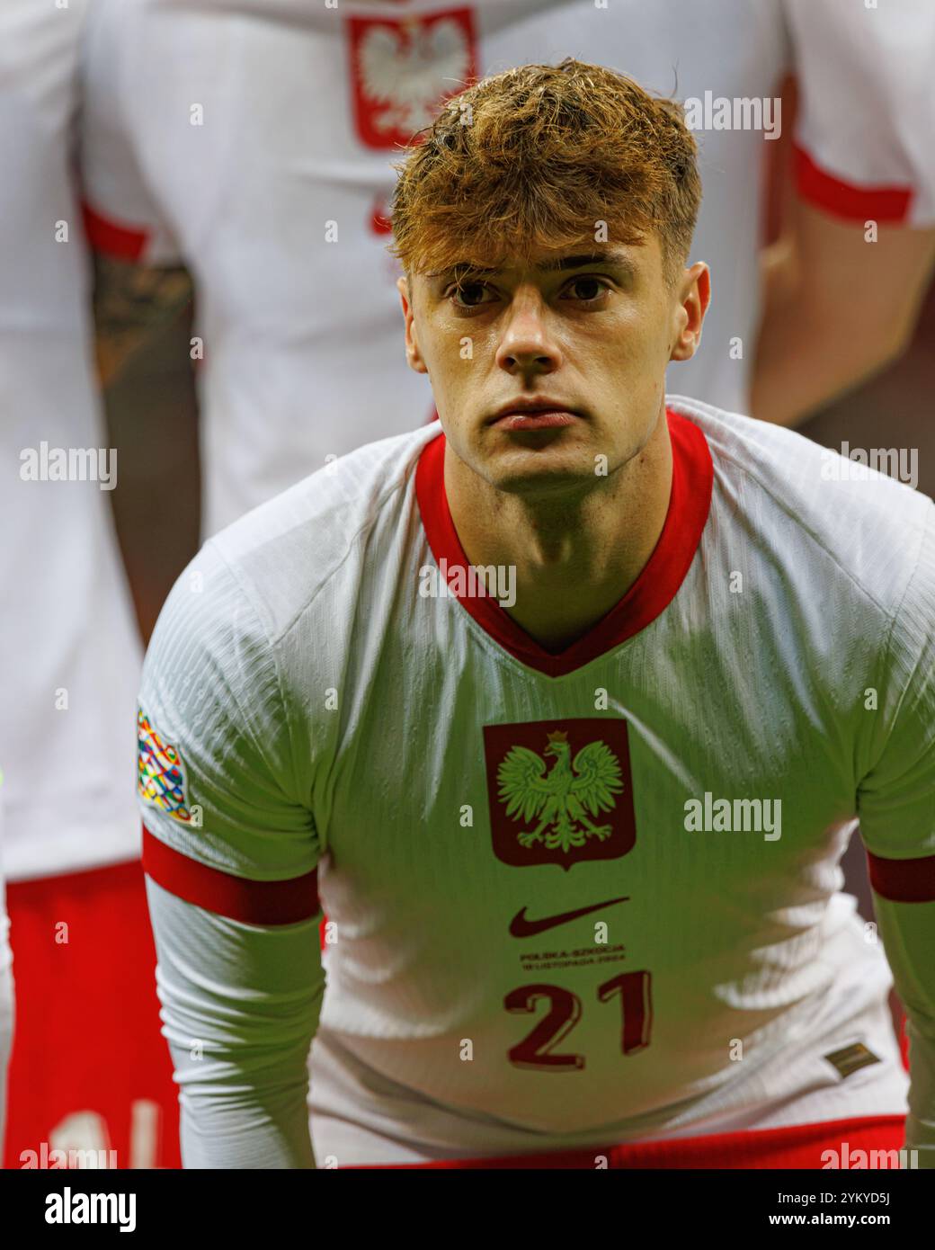 Nicola Zalewski seen during UEFA Nations League game between national ...
