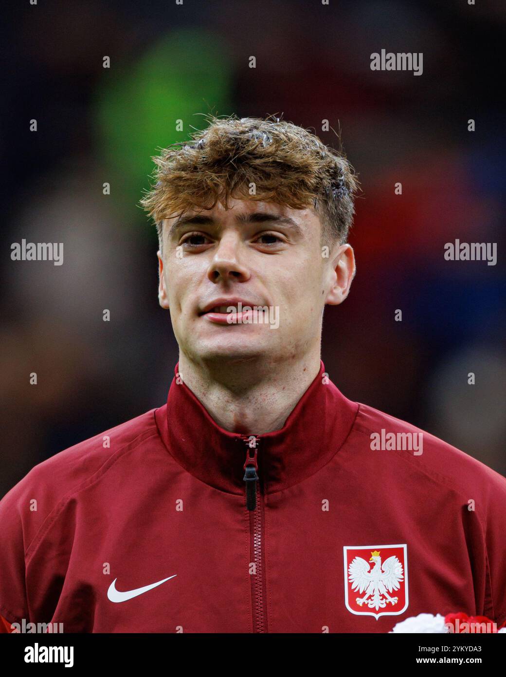 Nicola Zalewski seen during UEFA Nations League game between national ...
