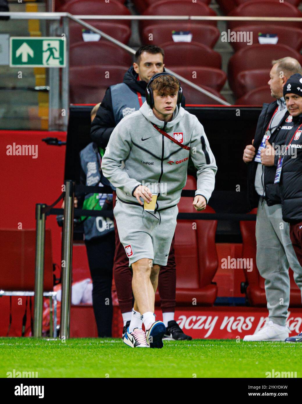 Nicola Zalewski seen during UEFA Nations League game between national ...
