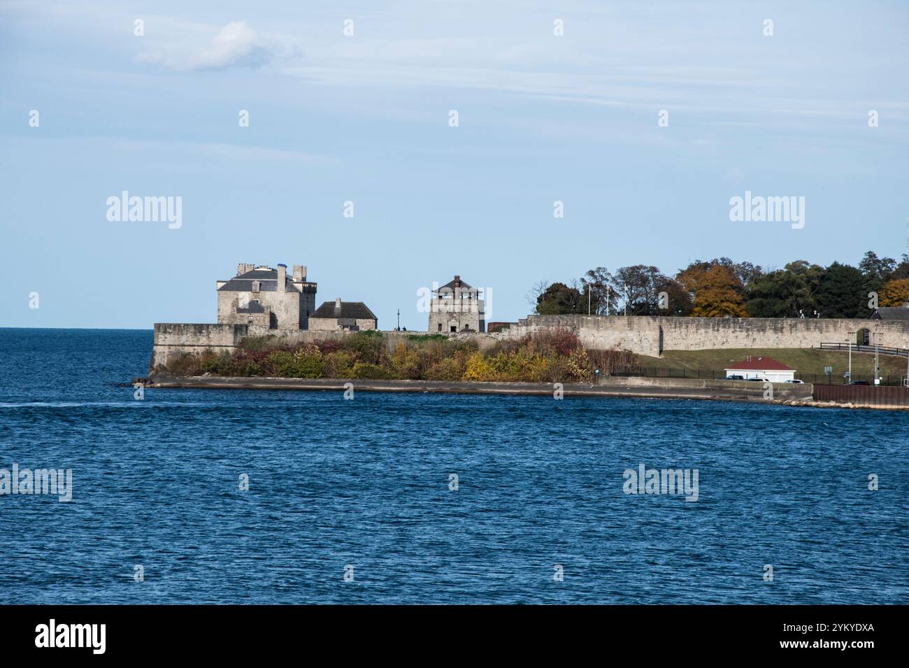 View of Old Fort Niagara in Youngstown New York USA from Niagara-on-the ...