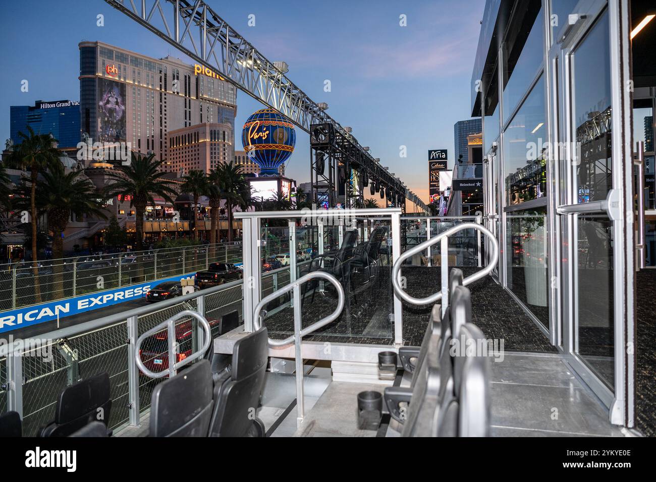 Las Vegas, NV, USA. 19th Nov, 2024. View of the Bellagio Fountain Club ...