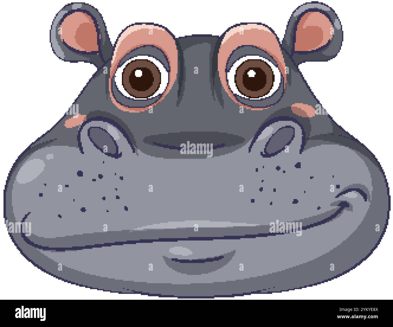 Hippopotamus amphibius vector vectors hi-res stock photography and ...