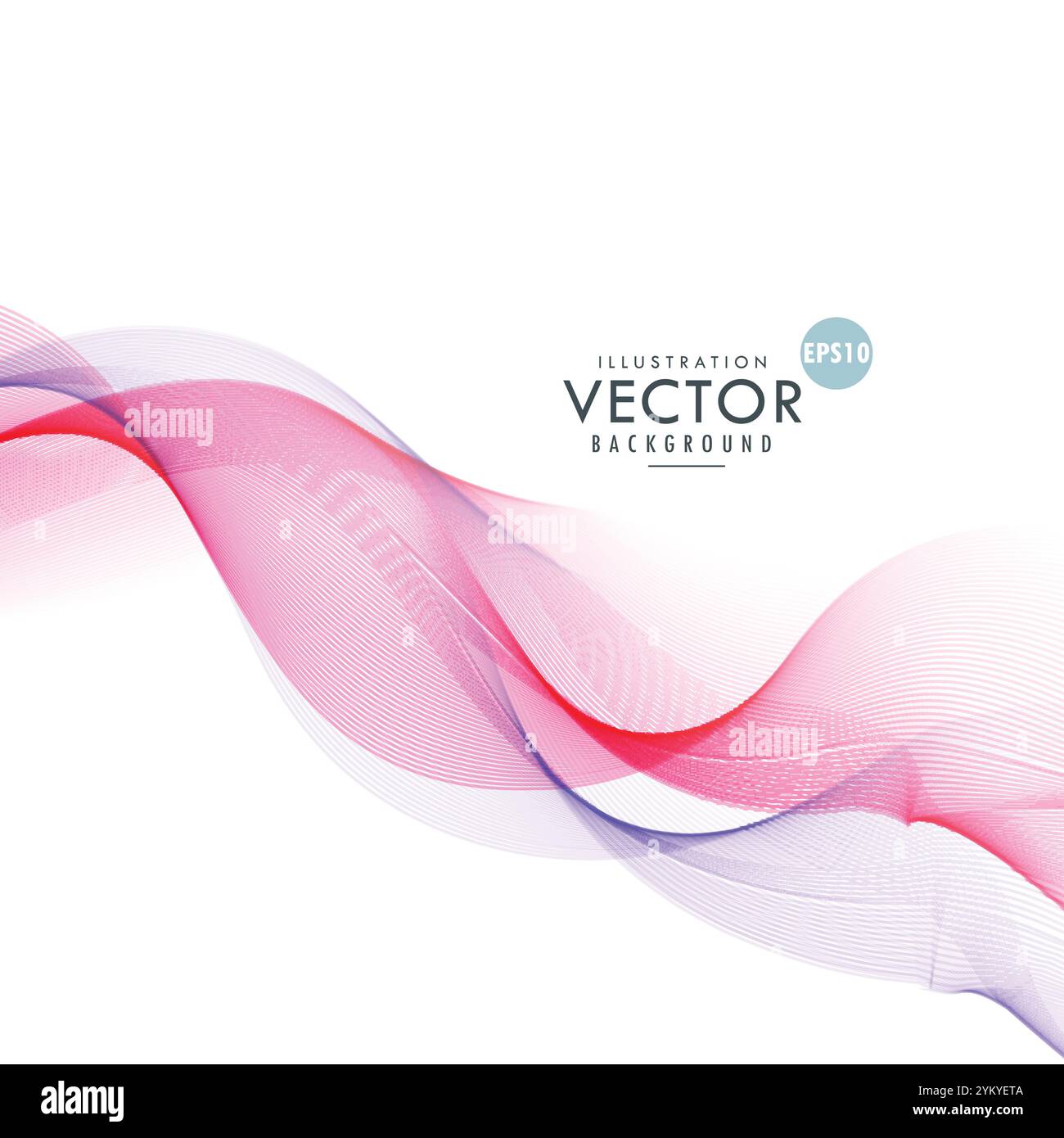 Wave on clean beautiful Stock Vector Images - Alamy
