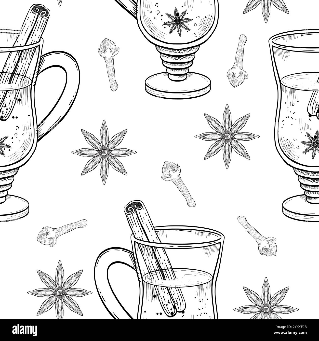 Herbs spices on vintage Black and White Stock Photos & Images - Alamy