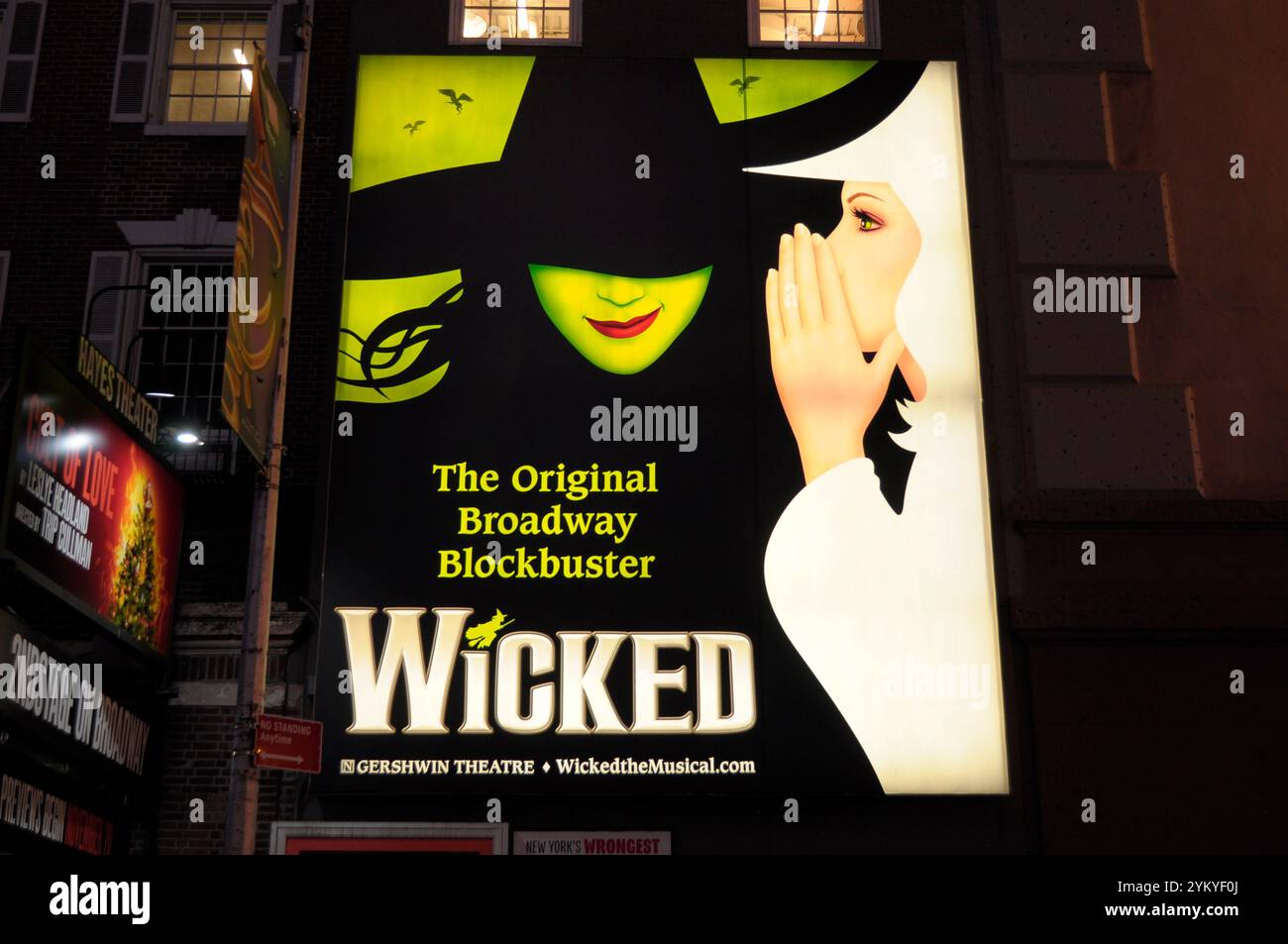 New York, United States. 18th Nov, 2024. A billboard advertising the ...