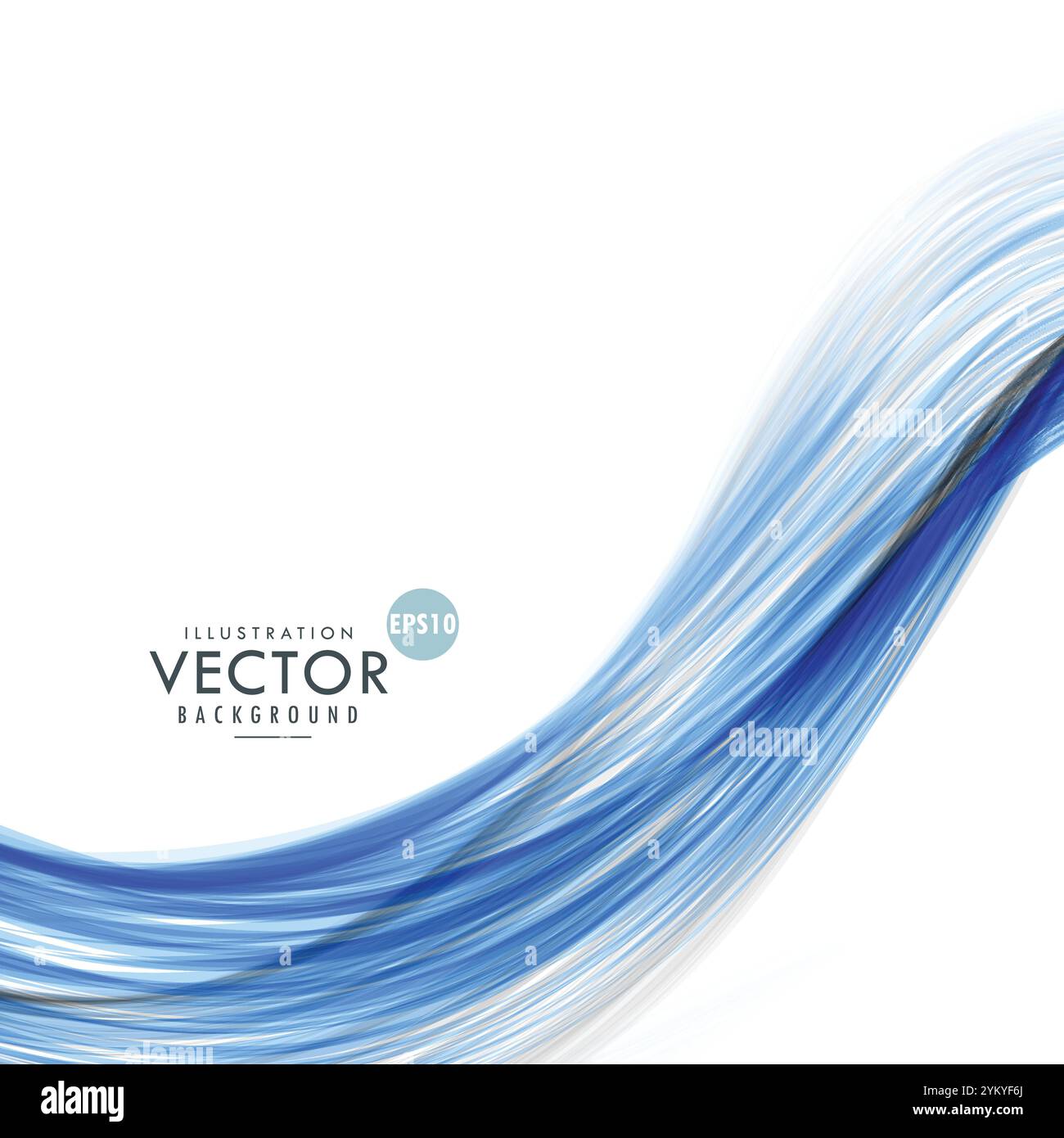 abstract blue wave background made with lines Stock Vector Image & Art ...