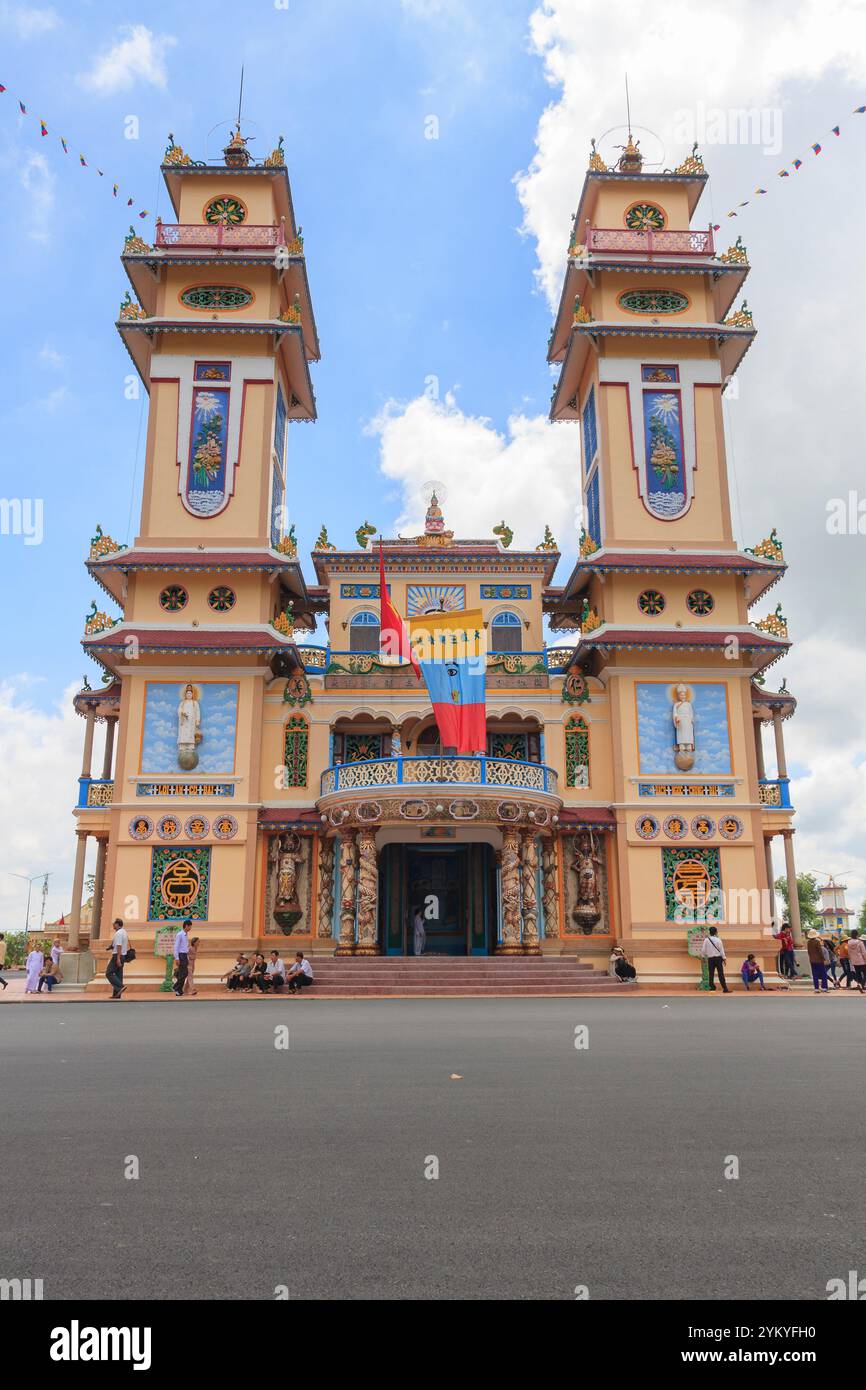 Tay Ninh Holy See is towers of Caodaism in Tay Ninh Province in Vietnam ...