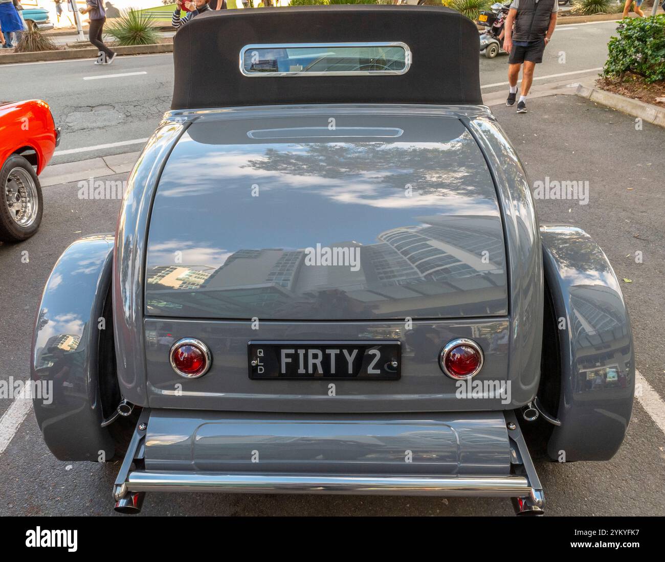 1930's Ford Coupe v8 hot rod at the Cooly Rocks On retro festival at ...