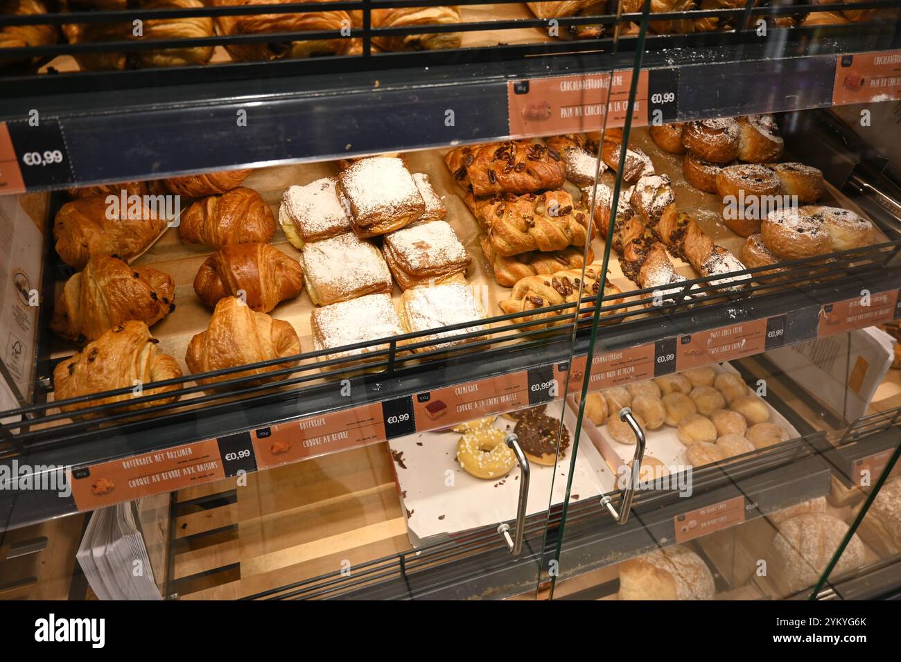 Carrefour supermarket bakery section – Bruges, Belgium – 23 October ...