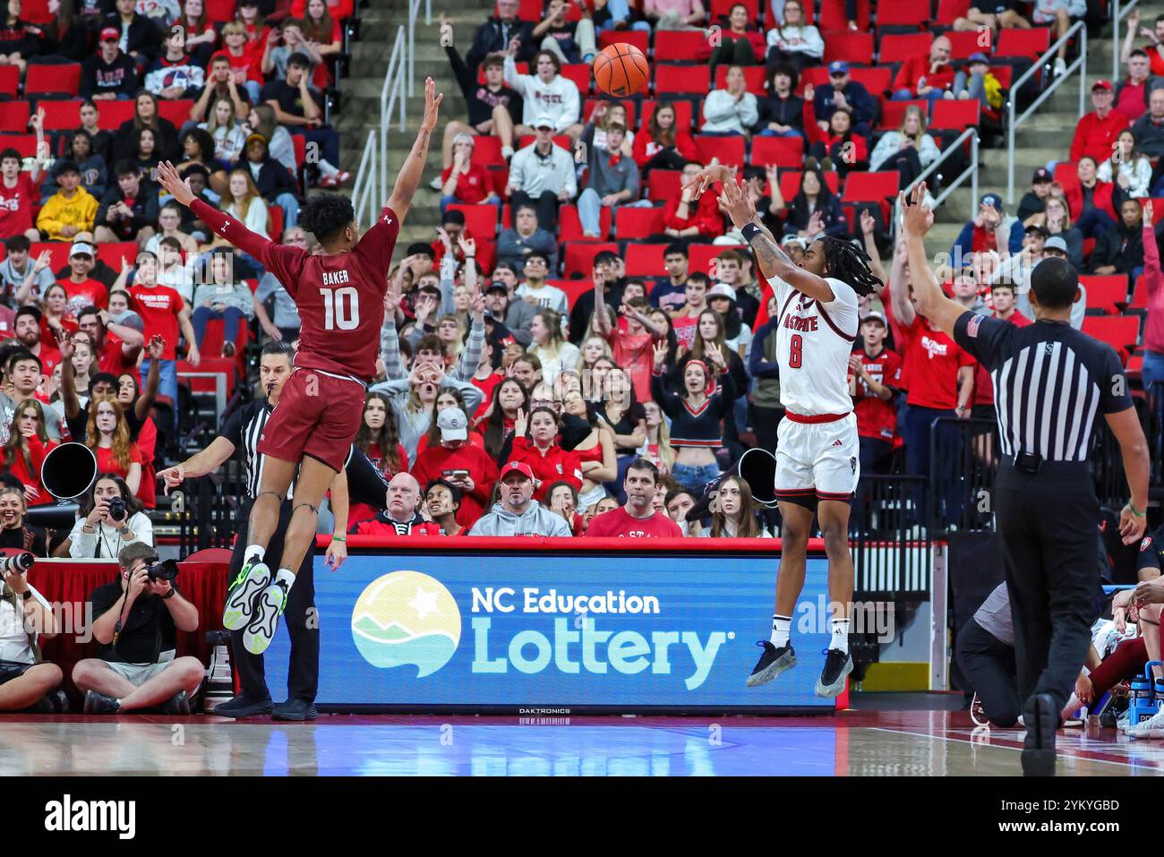 Raleigh, North Carolina, USA. 18th Nov, 2024. North Carolina State ...