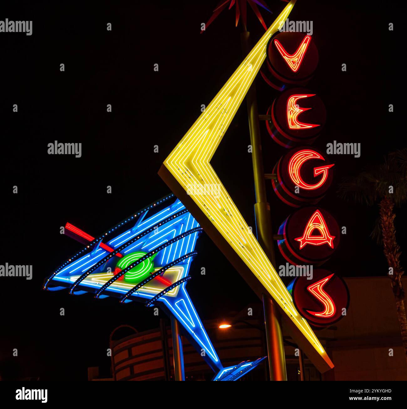 The Retro Martini Glass and New Vegas Boomerang Neon Sign Designs in ...