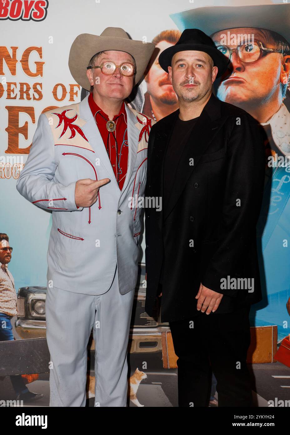 London, UK. 18th Nov, 2024. Mike Smith and Charlie Lightening attend ...