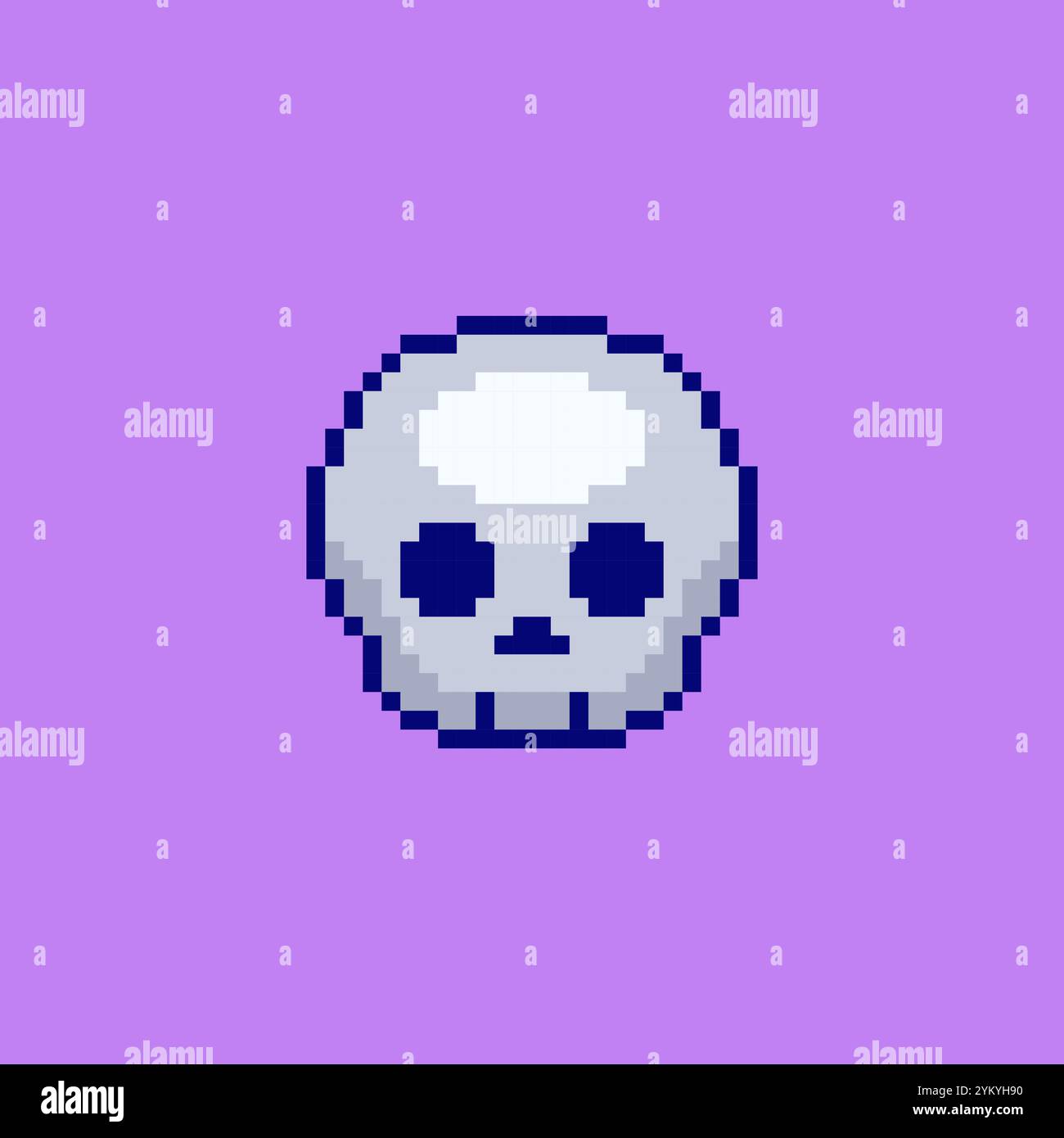 Skull pixel hi-res stock photography and images - Alamy