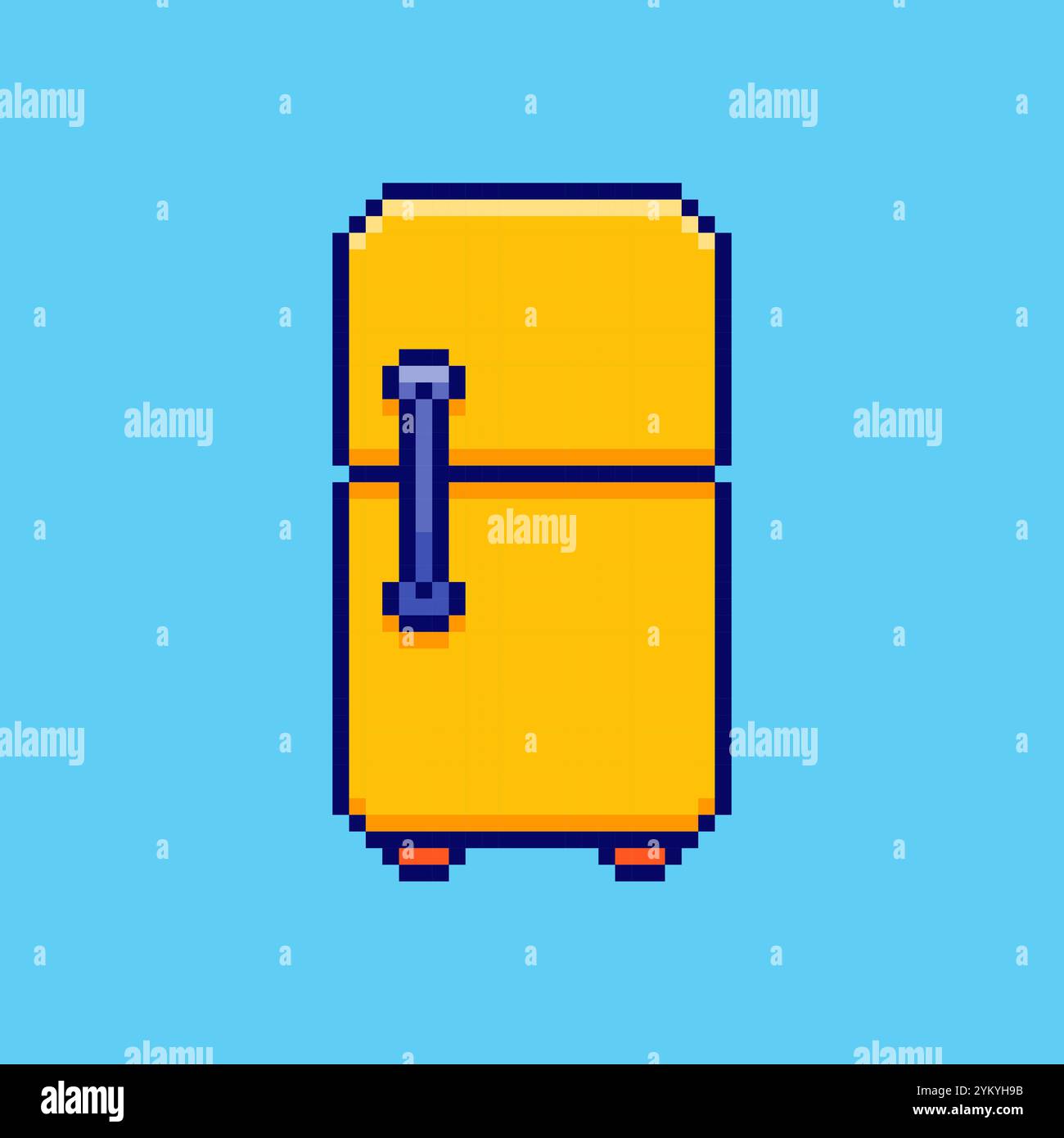 Open empty refrigerator interior Stock Vector Images - Alamy