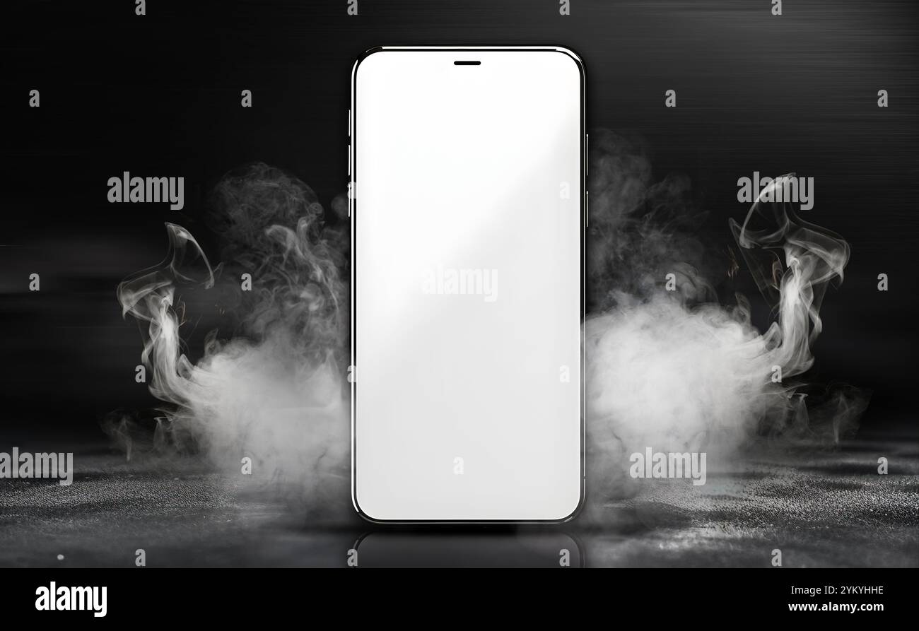 smartphone mockup . cell phone blank white screen mockup marketing ...