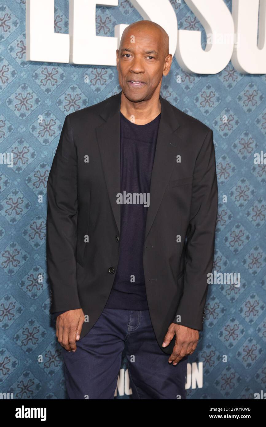 Los Angeles, Ca. 19th Nov, 2024. Denzel Washington at the LA premiere ...
