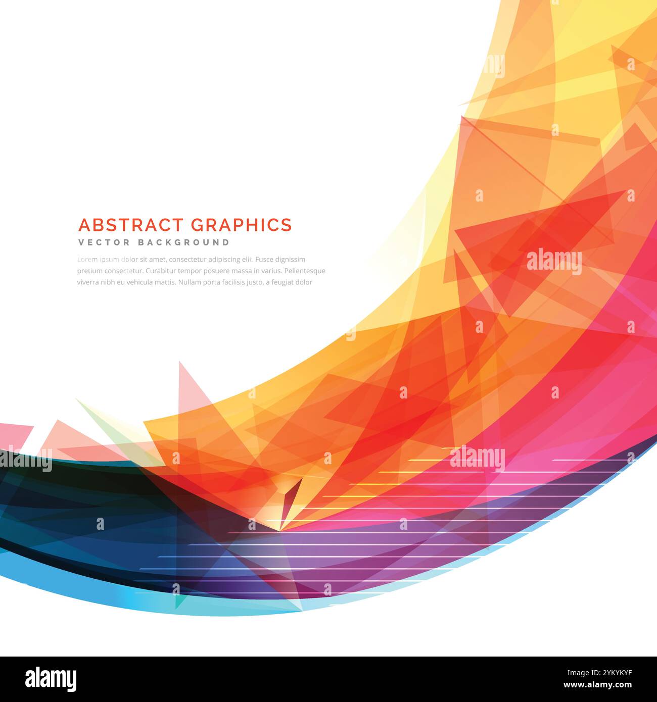 colorful abstract wavy style background Stock Vector Image & Art - Alamy