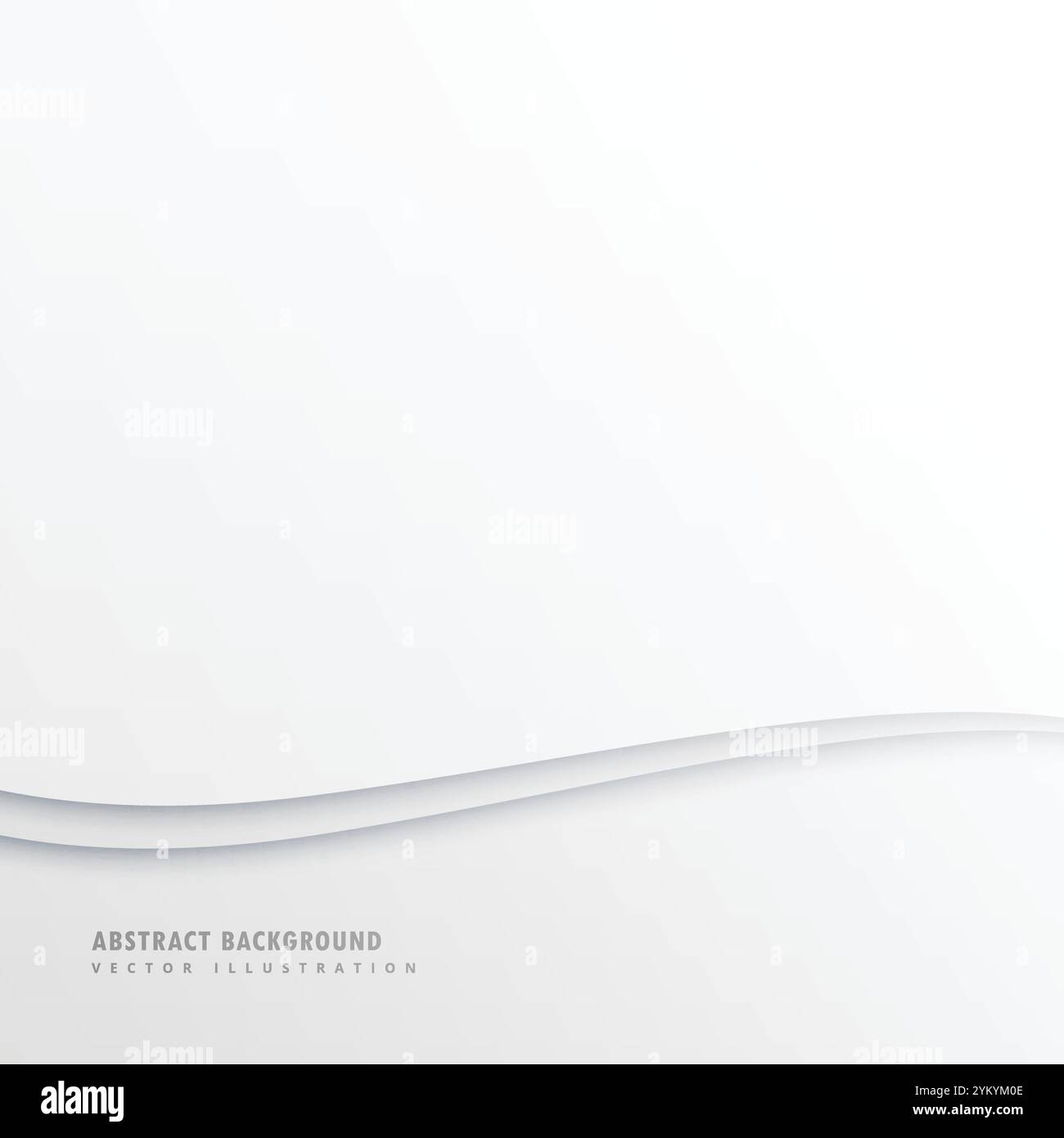 clean minimal background with wavy shape Stock Vector Image & Art - Alamy