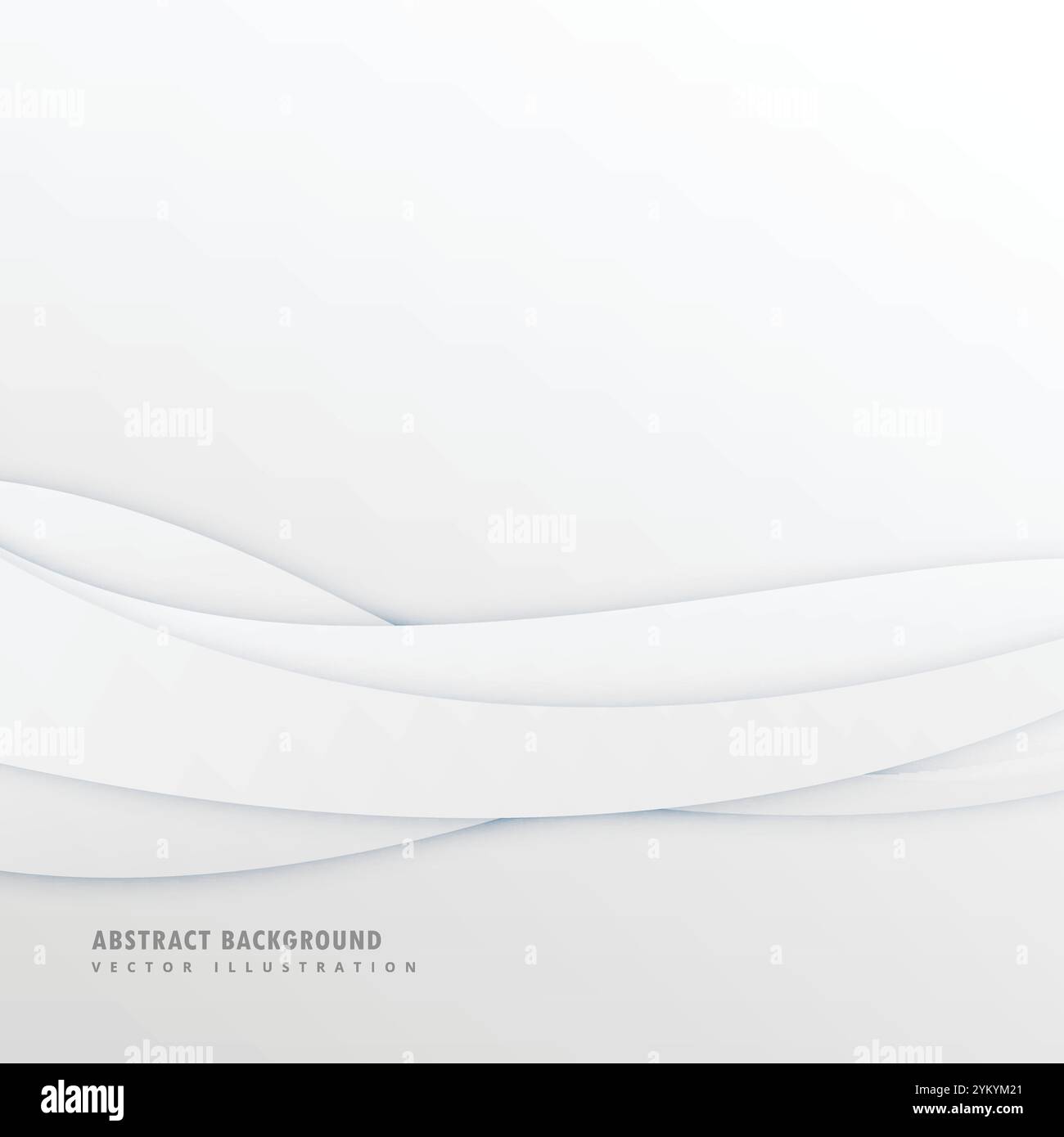 clean minimal background with wavy shape Stock Vector Image & Art - Alamy