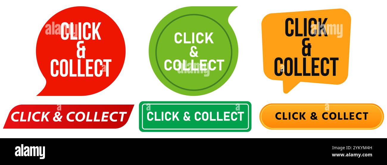 Click and collect internet advertisement website link commercial ...