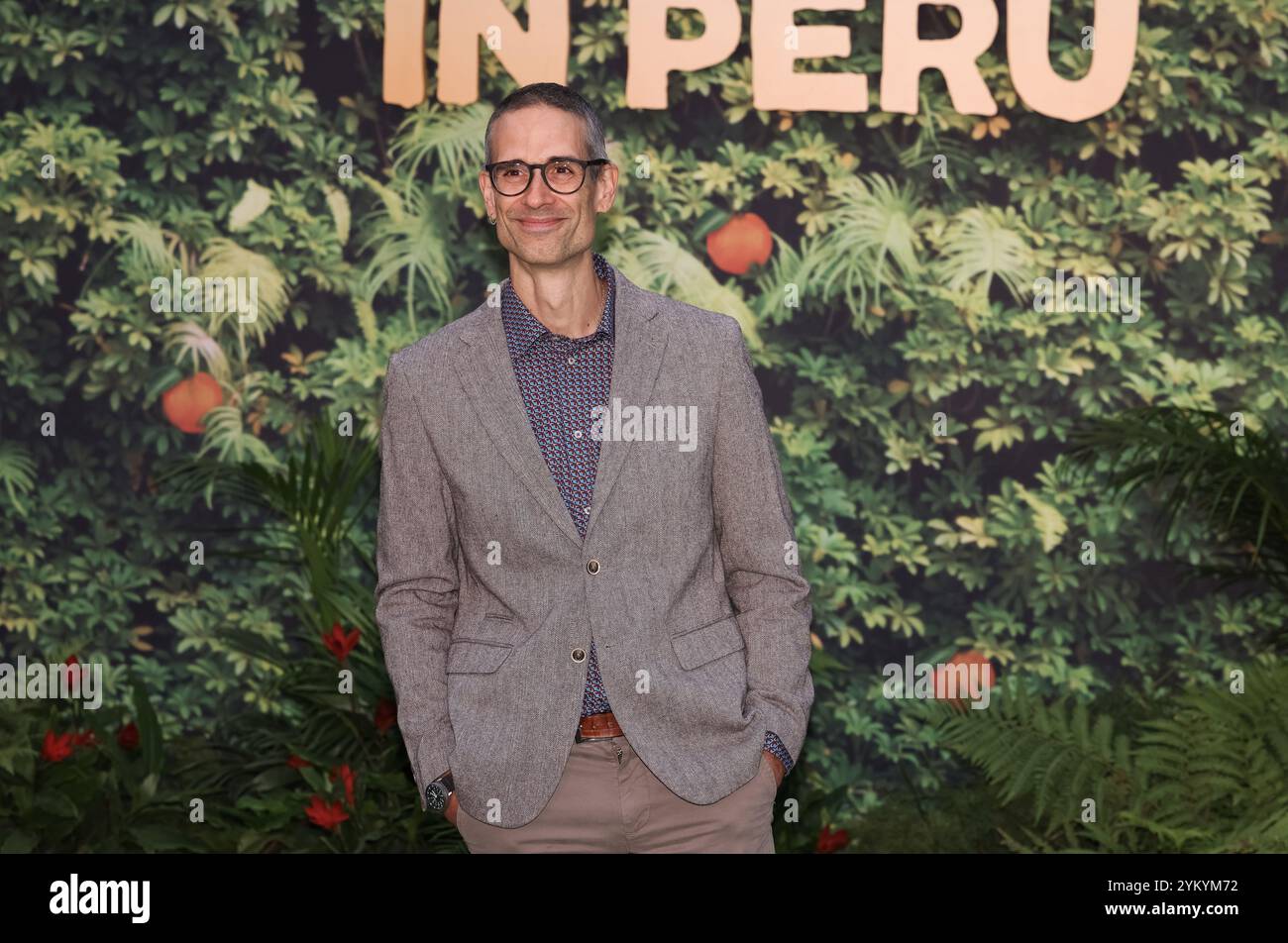 London, UK. Pablo Grillo at Paddington in Peru premiere. Leicester ...