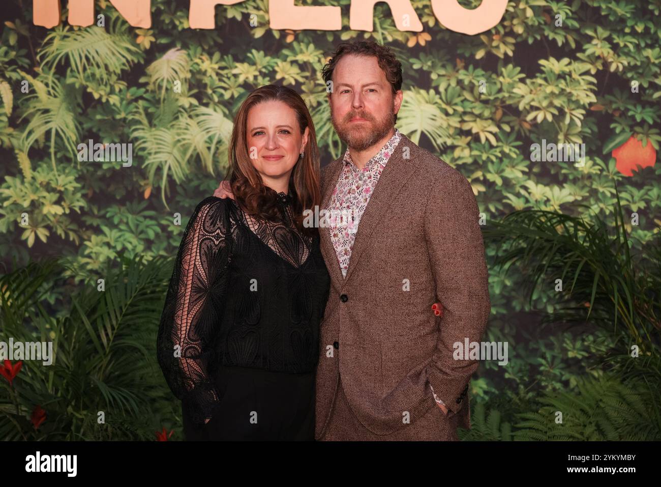 London, UK. Laura Wade and Samuel West at Paddington in Peru premiere ...