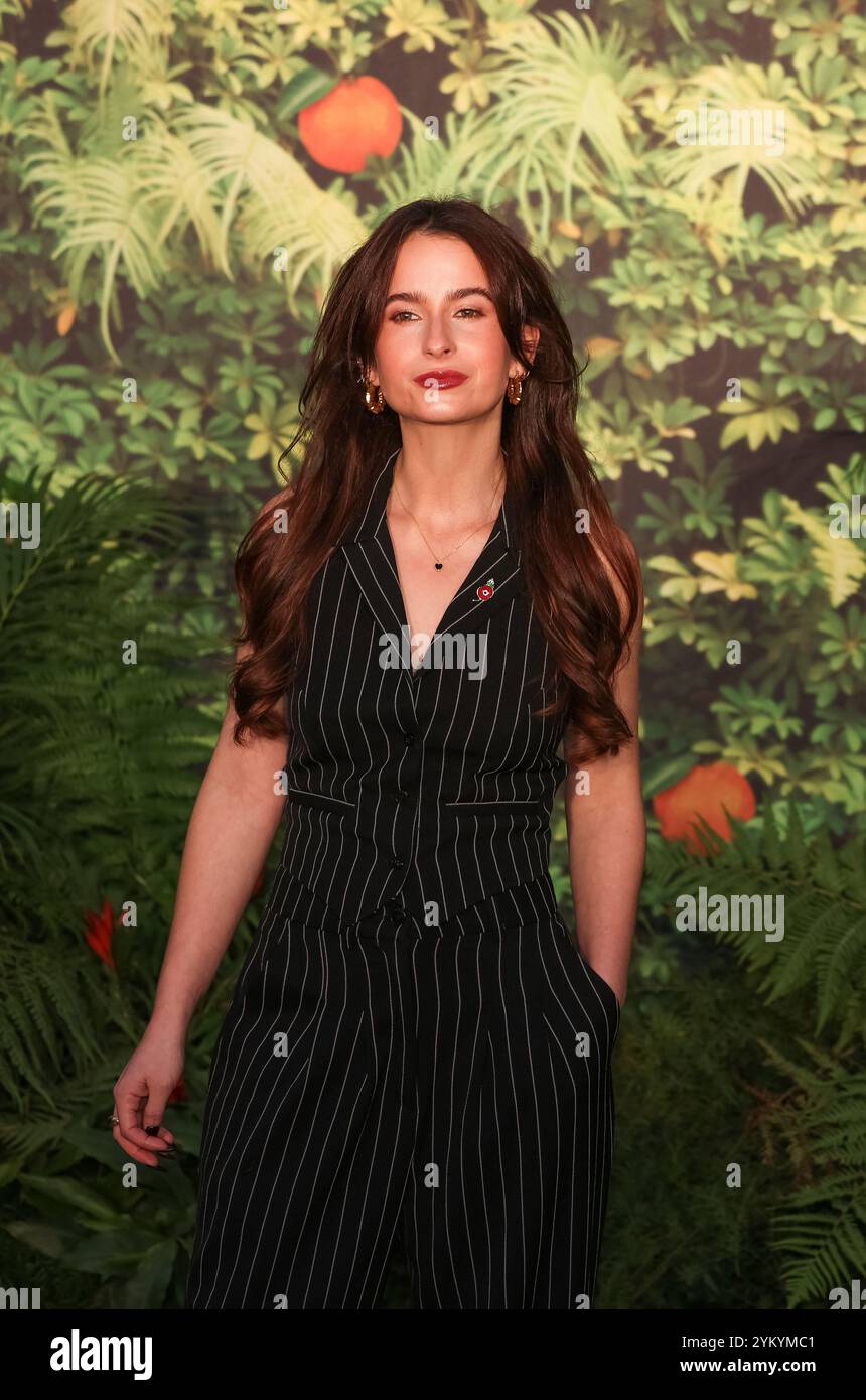 London, UK. Madeleine Harris at Paddington in Peru premiere. Leicester ...