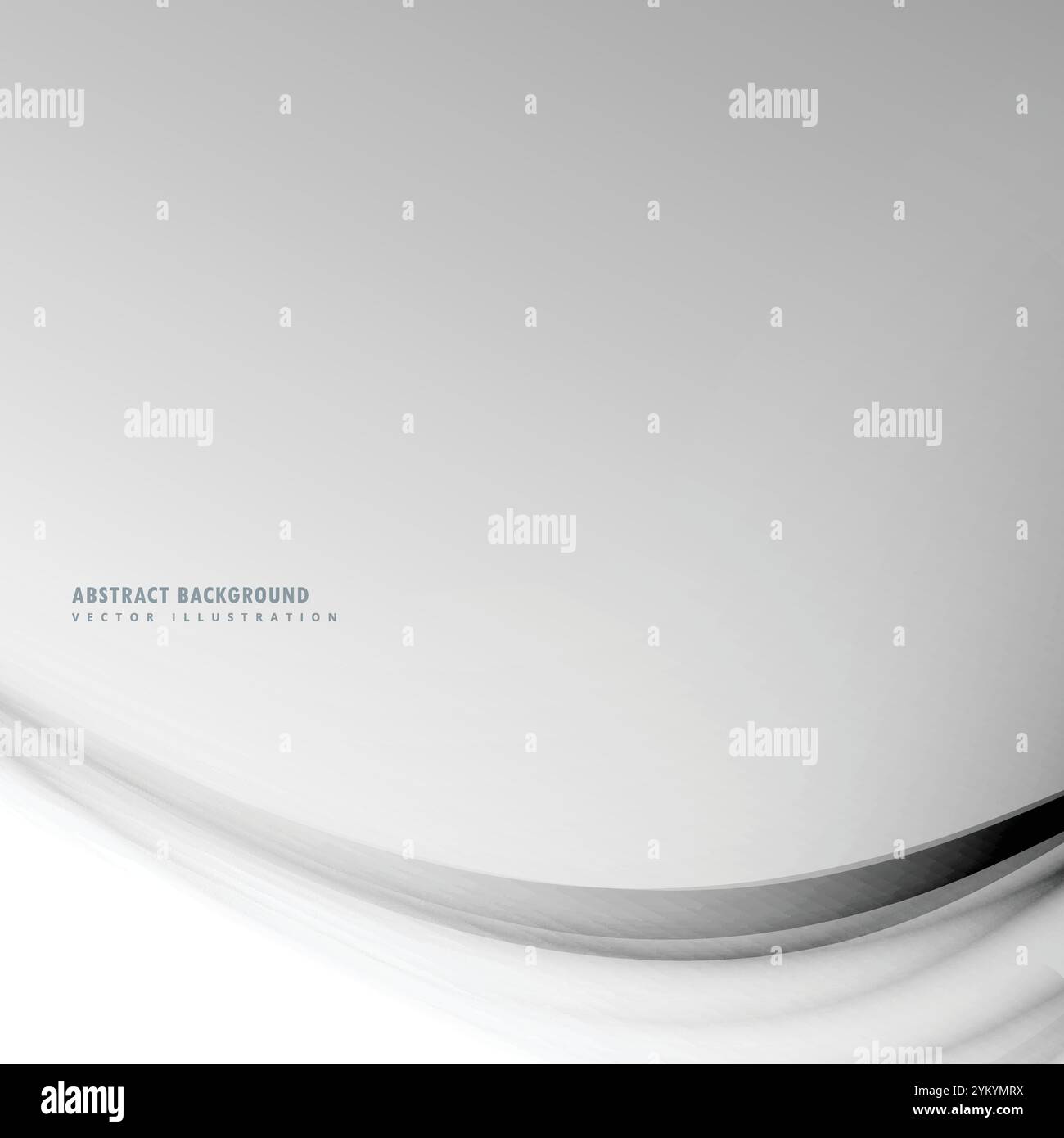 clean gray background with wavy lines Stock Vector Image & Art - Alamy