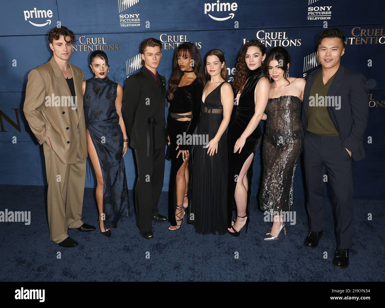 Los Angeles, USA. 19th Nov, 2024. Khobe Clarke, Sara Silva, Zac Burgess ...