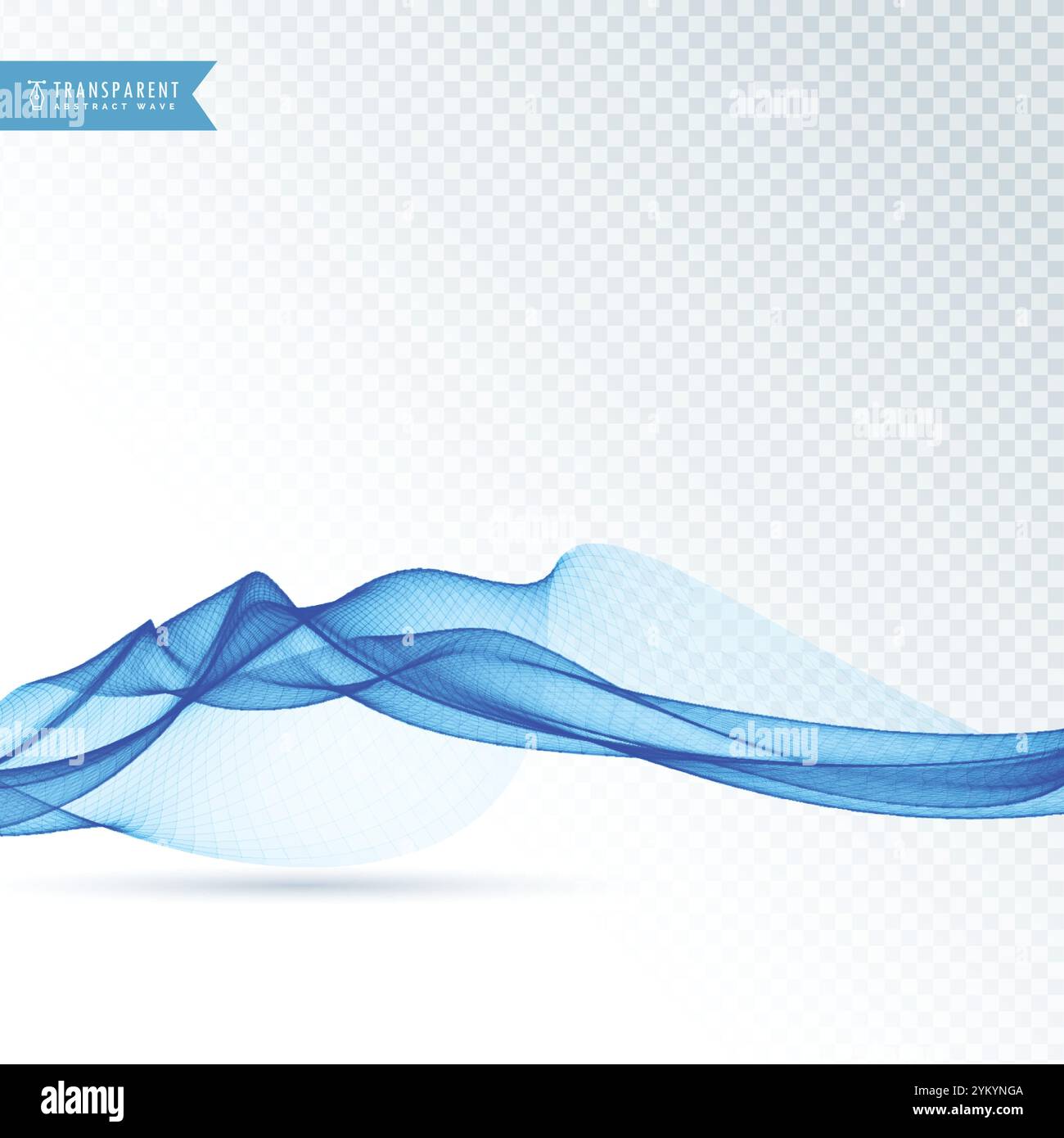 Vector blue wave Stock Vector Images - Alamy