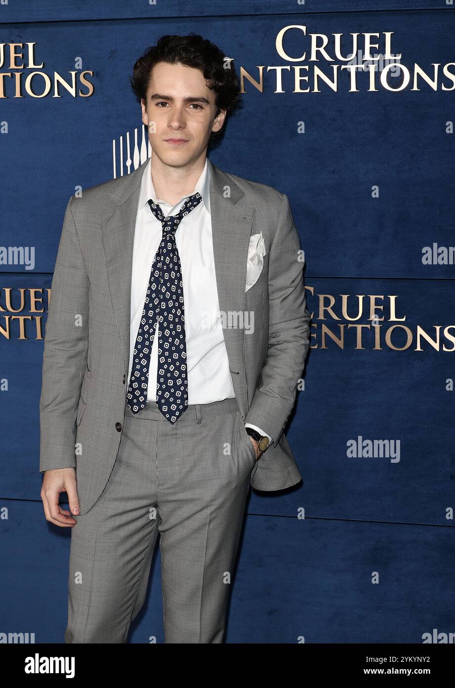 Los Angeles, USA. 19th Nov, 2024. Zeke Goodman arrives at Cruel ...