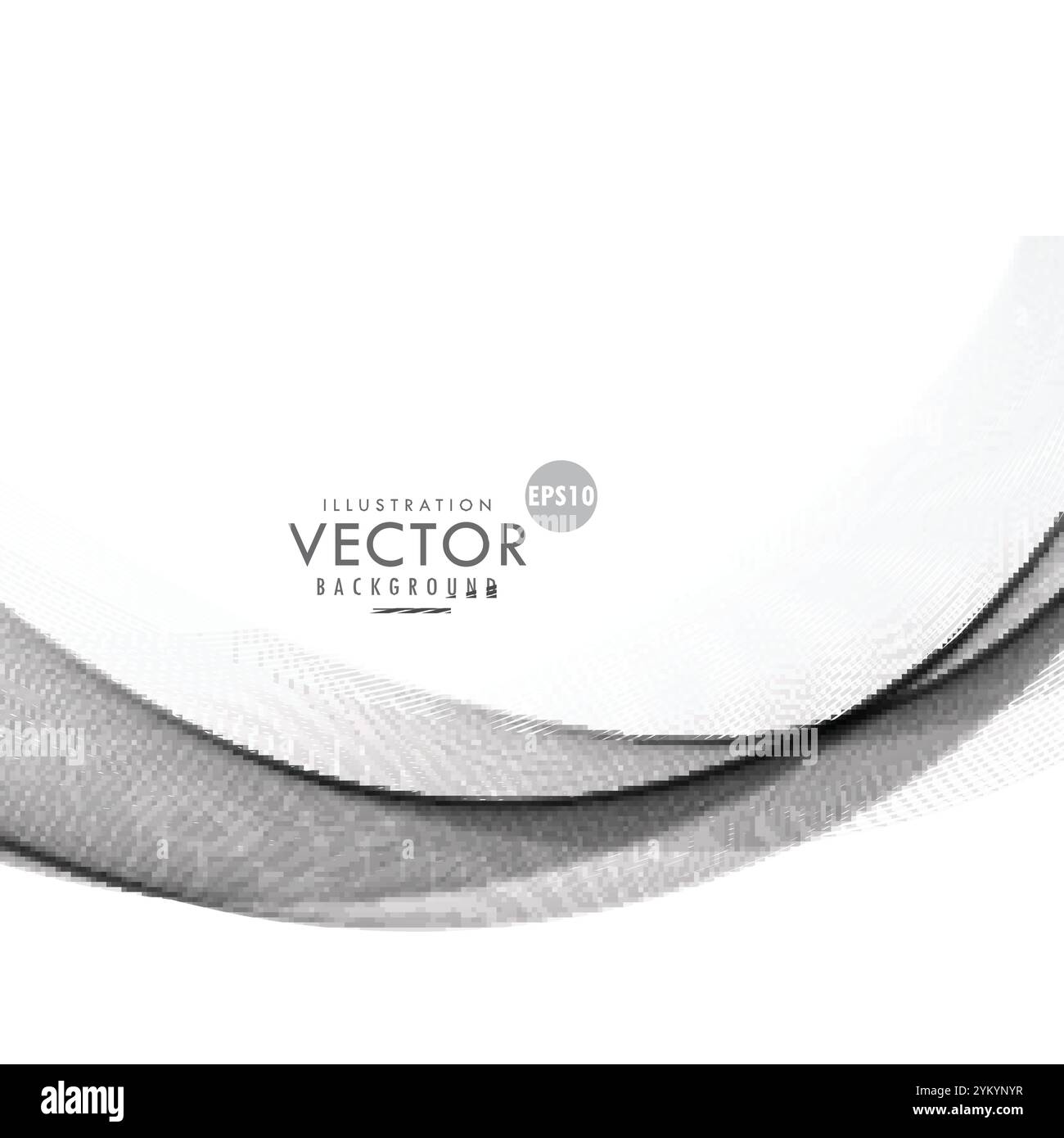 clean gray wave background vector Stock Vector Image & Art - Alamy
