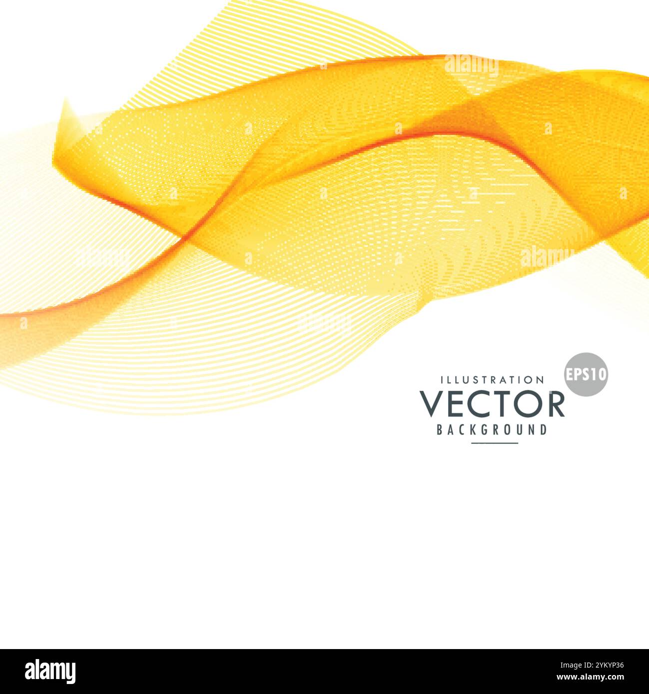 abstract yellow wave background design Stock Vector Image & Art - Alamy