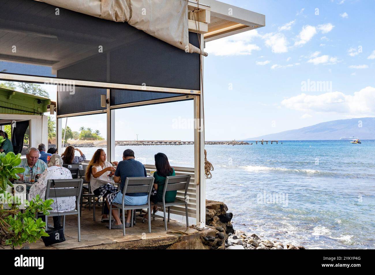 Guests enjoy their lunch at Mala Ocean Tavern, Monday, Nov. 18, 2024 ...