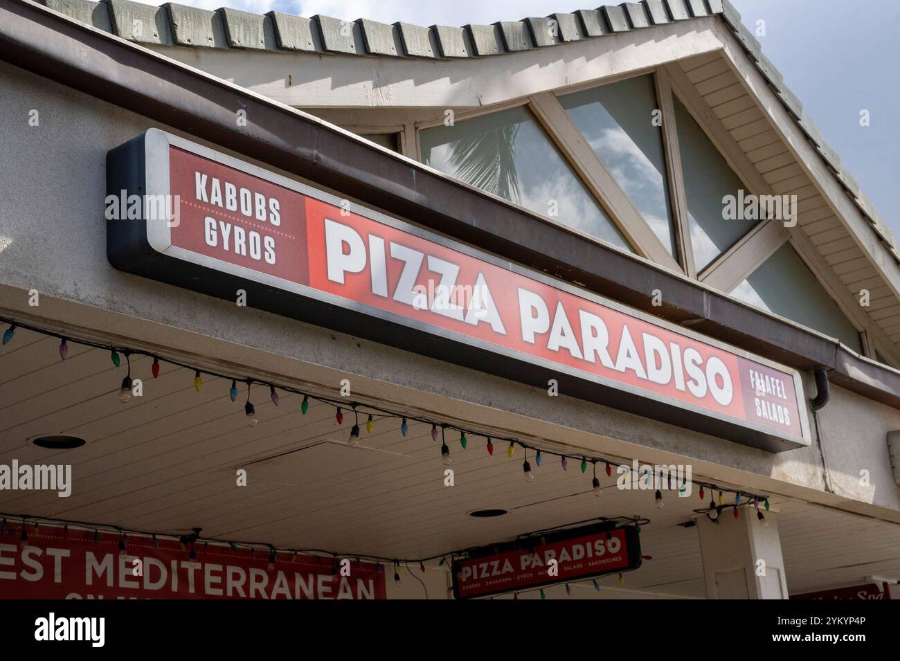 Pizza Paradiso is pictured, Monday, Nov. 18, 2024, in Lahaina, Hawaii ...