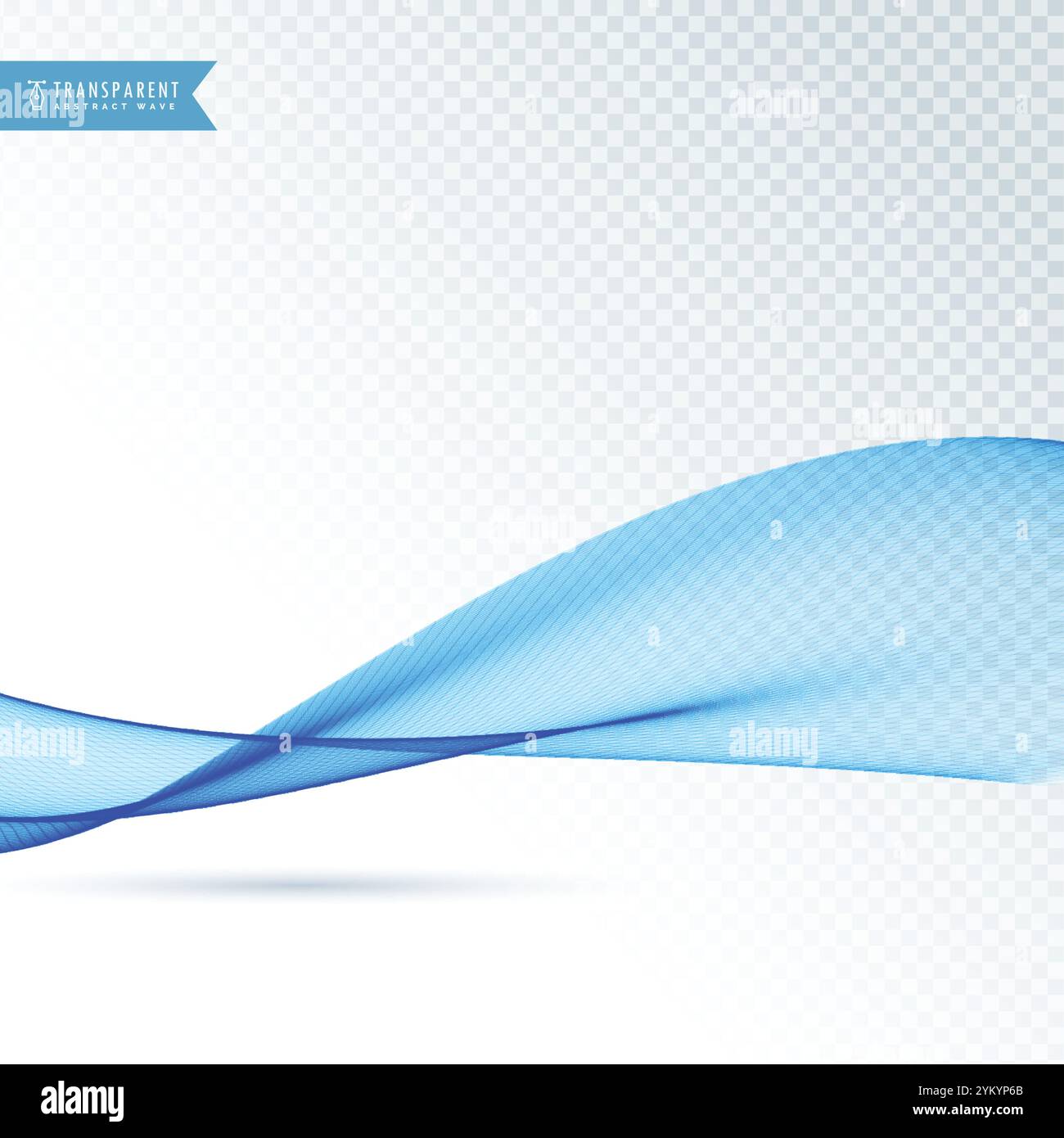 elegant blue vector wave background design Stock Vector Image & Art - Alamy