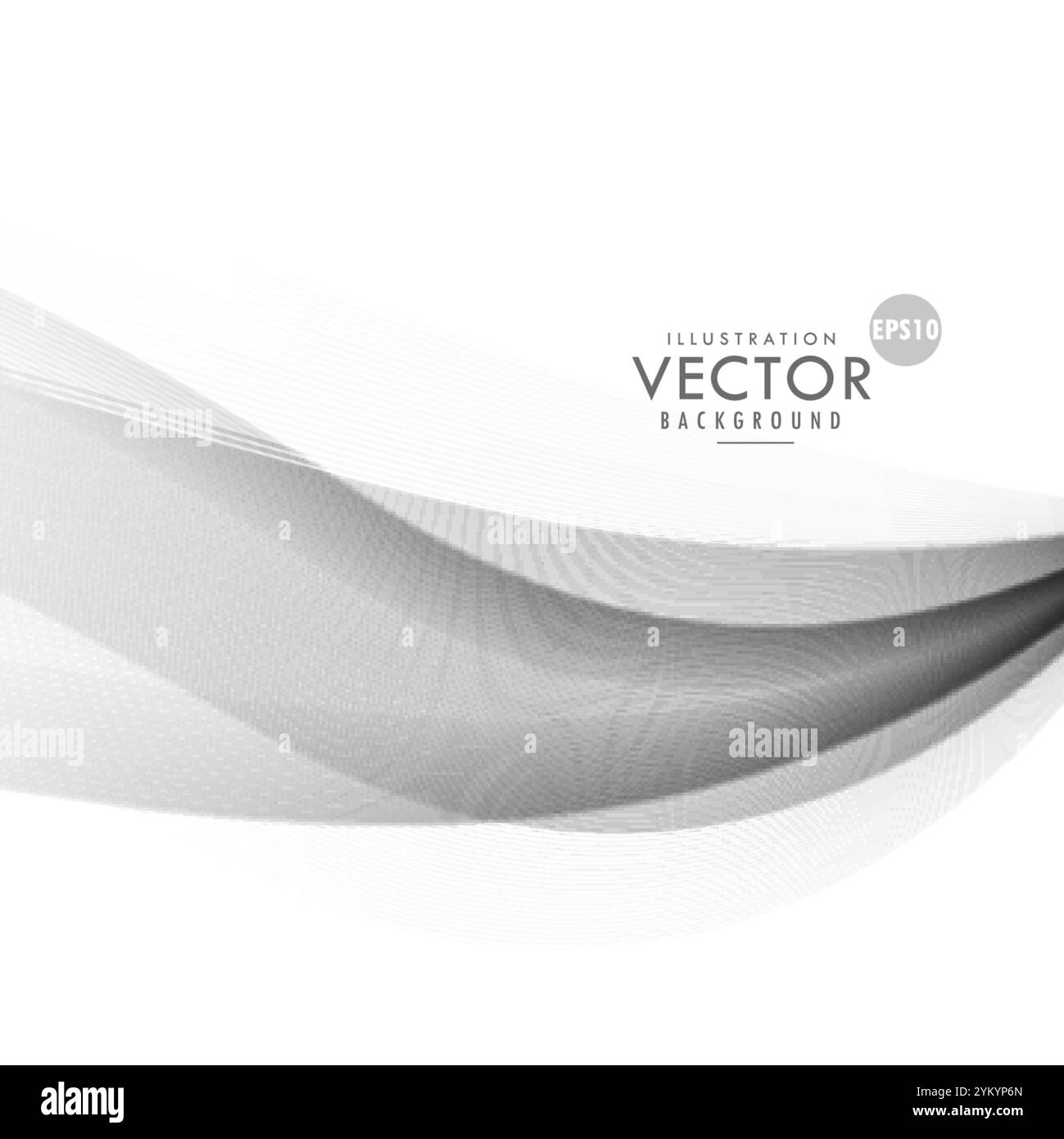 stylish gray vector wave background design Stock Vector Image & Art - Alamy