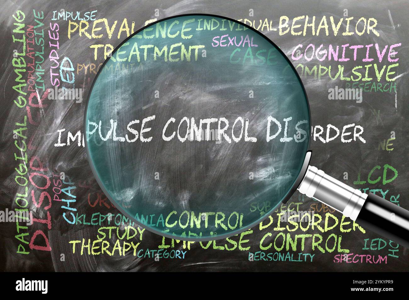 Impulse control disorder symbol hi-res stock photography and images - Alamy