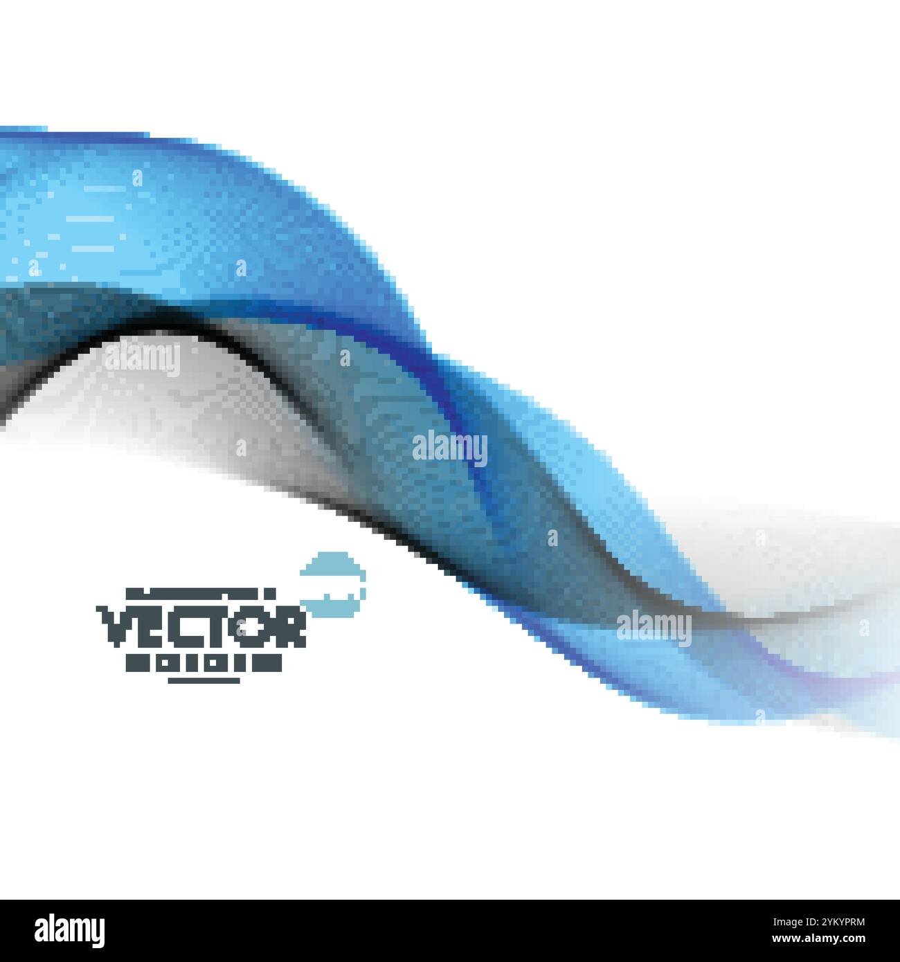 stylish smooth wave background design Stock Vector Image & Art - Alamy