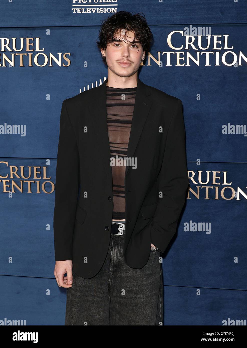 Los Angeles, USA. 19th Nov, 2024. Broghan Semrad arrives at Cruel ...