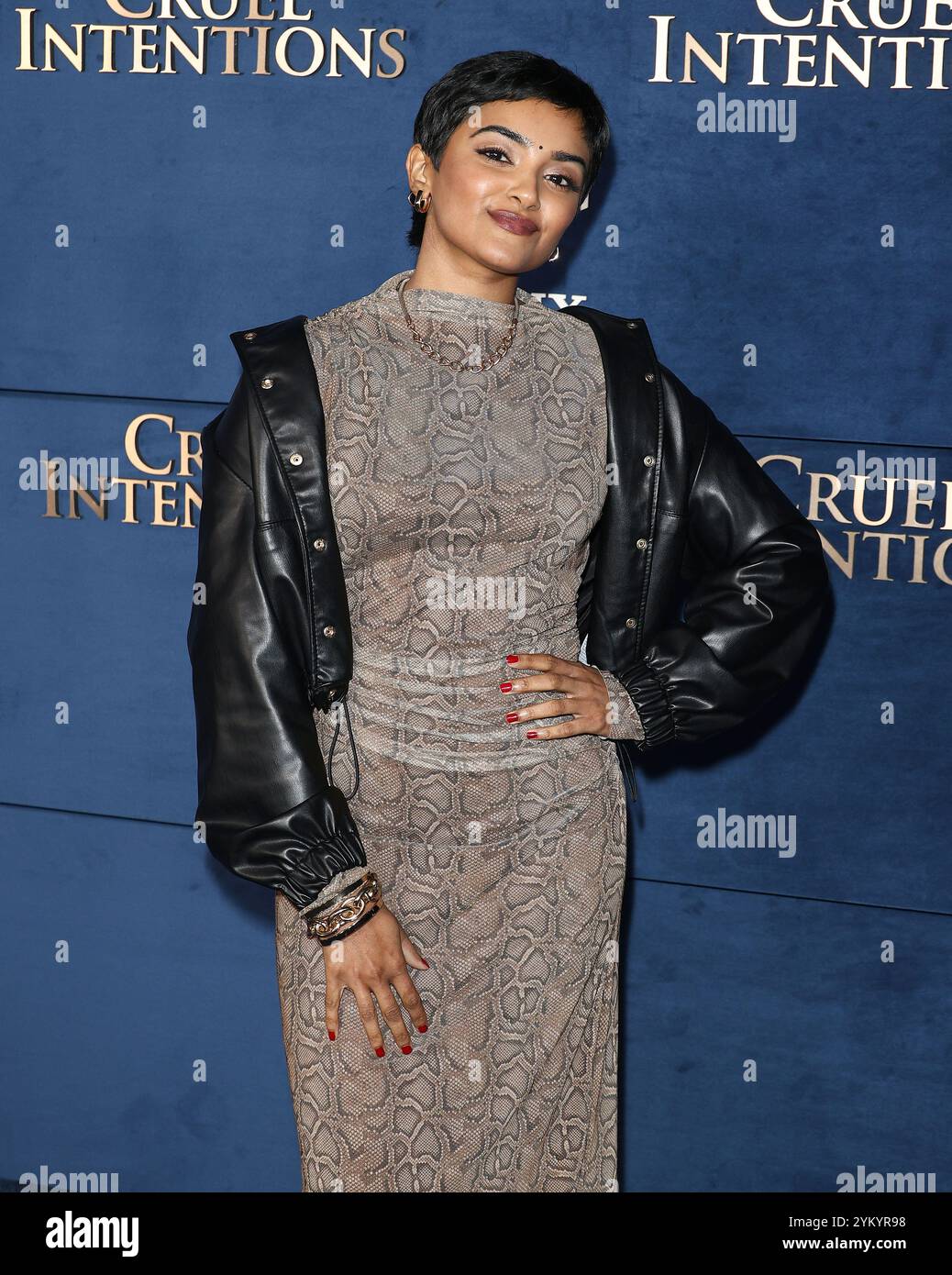 Los Angeles, USA. 19th Nov, 2024. Sahana Srinivasan arrives at Cruel ...