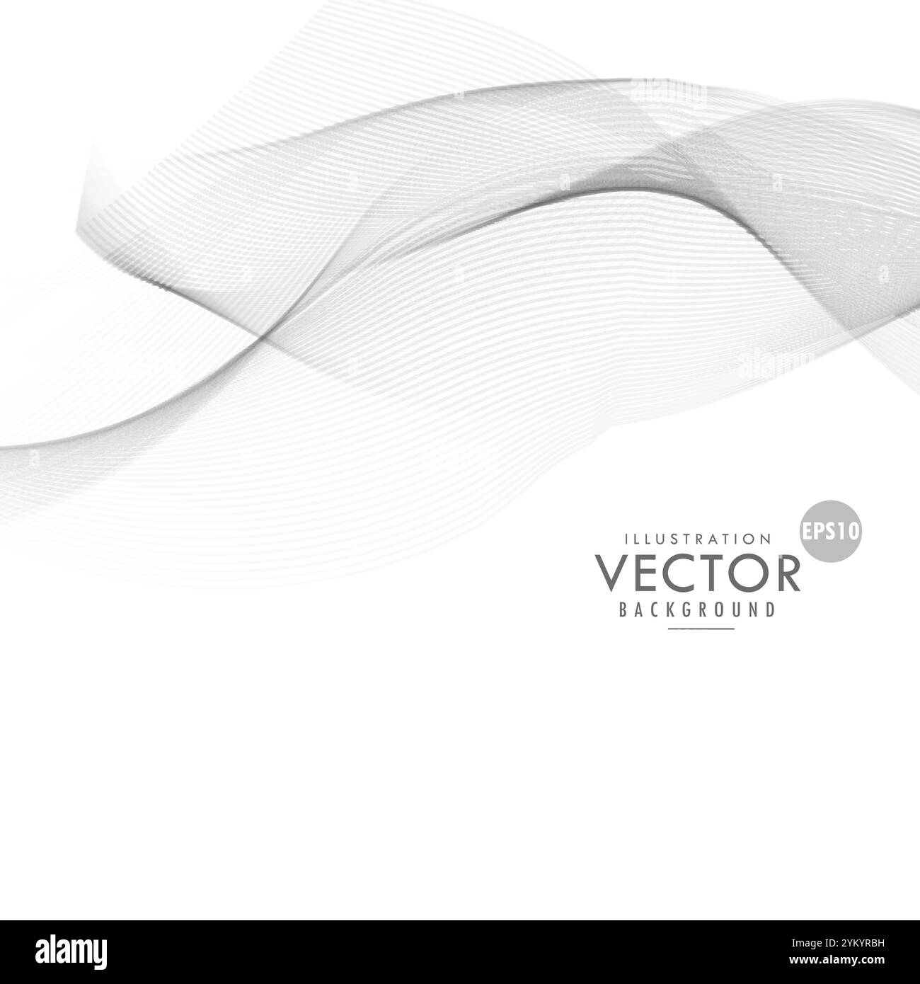 abstract gray wave background design Stock Vector Image & Art - Alamy